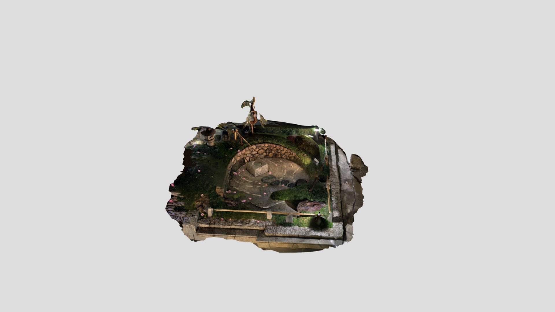 Little japanese garden - 3D model by Object107 (@DeathWagon) [8b67539 ...