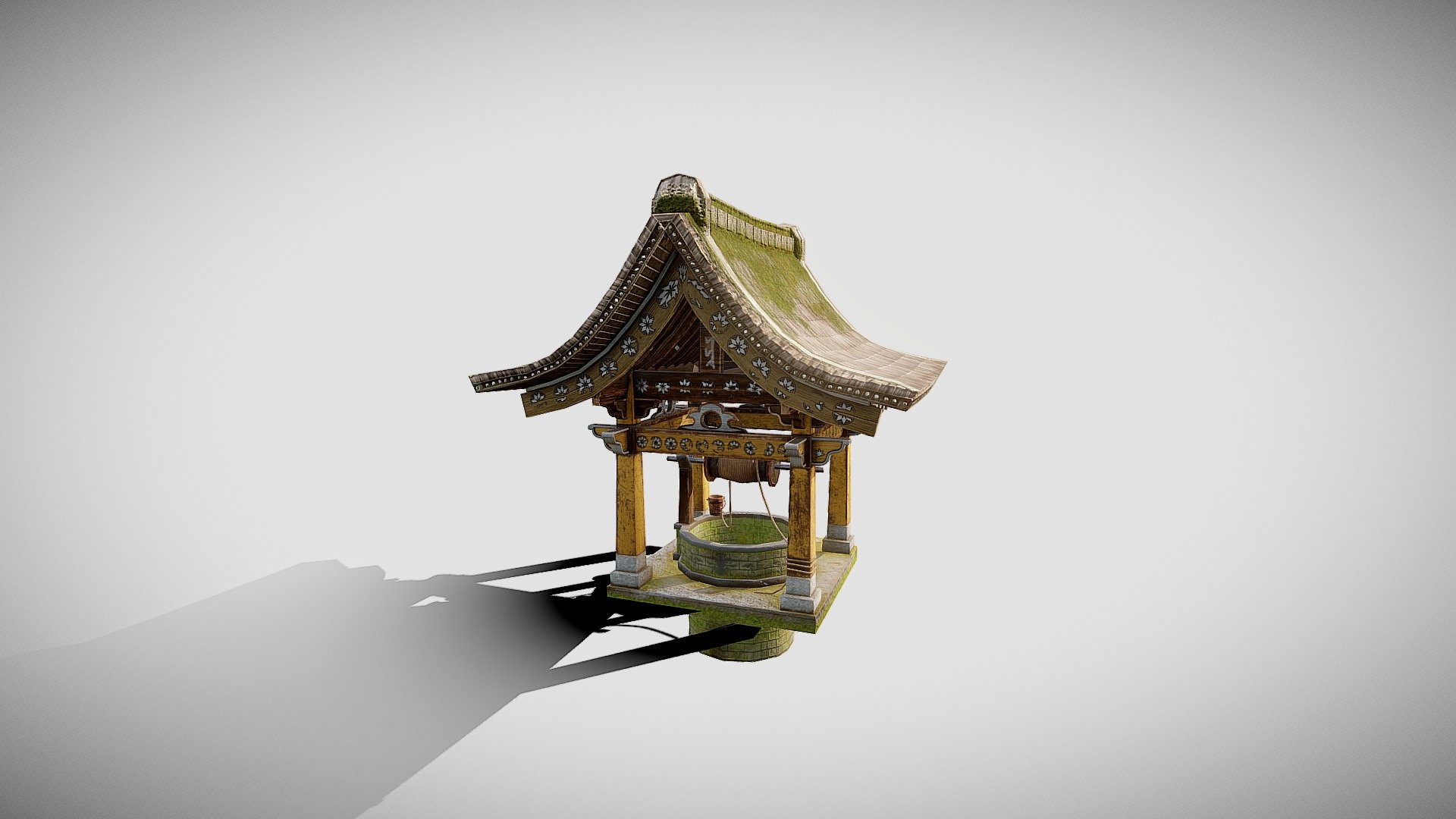 Japanese Old Shrine Holy Water Well - 3D model by muneeebrehman41 ...