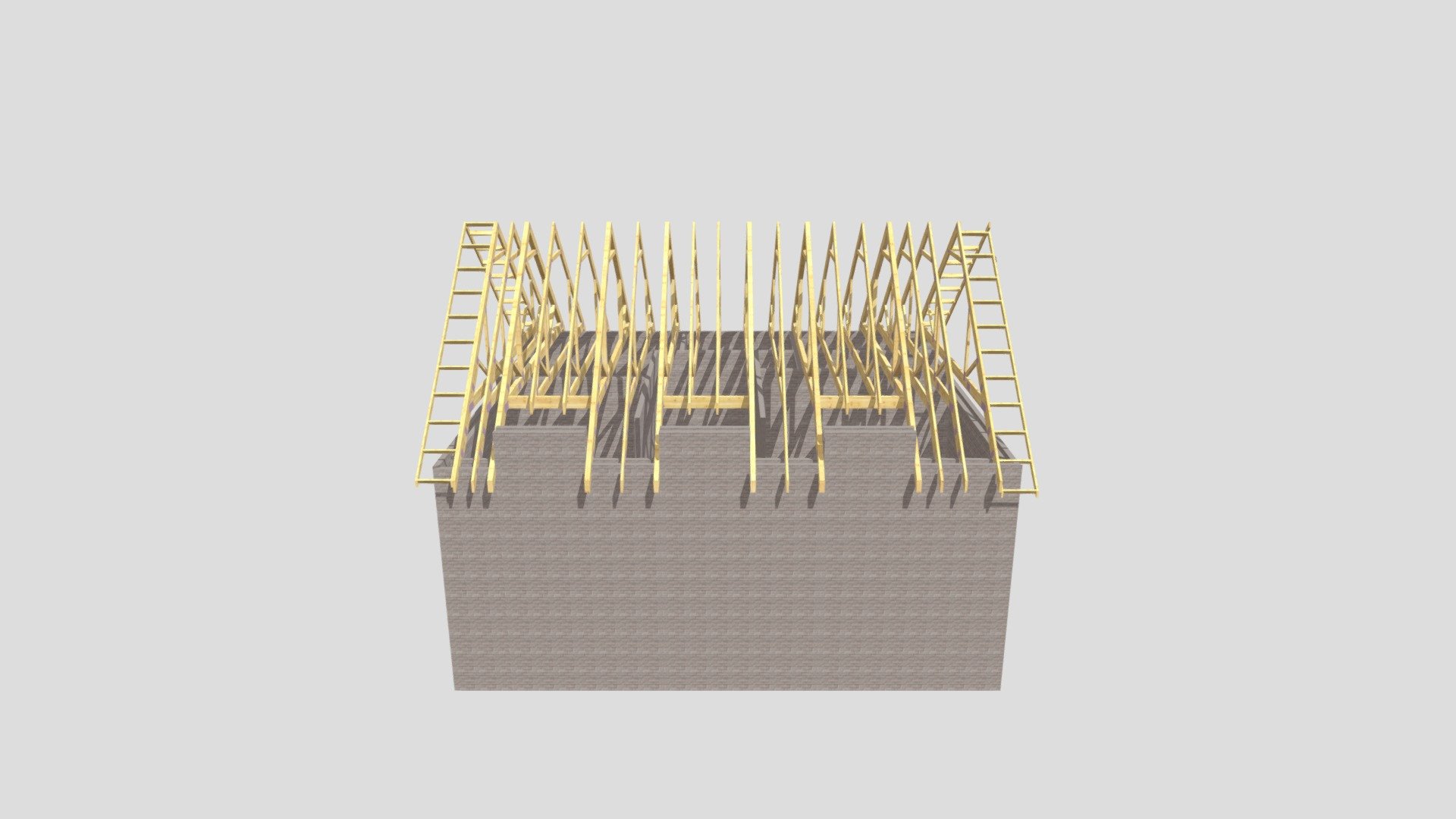 Shier House_ Truss_ Roof - Download Free 3D model by Dermf [8b68214 ...