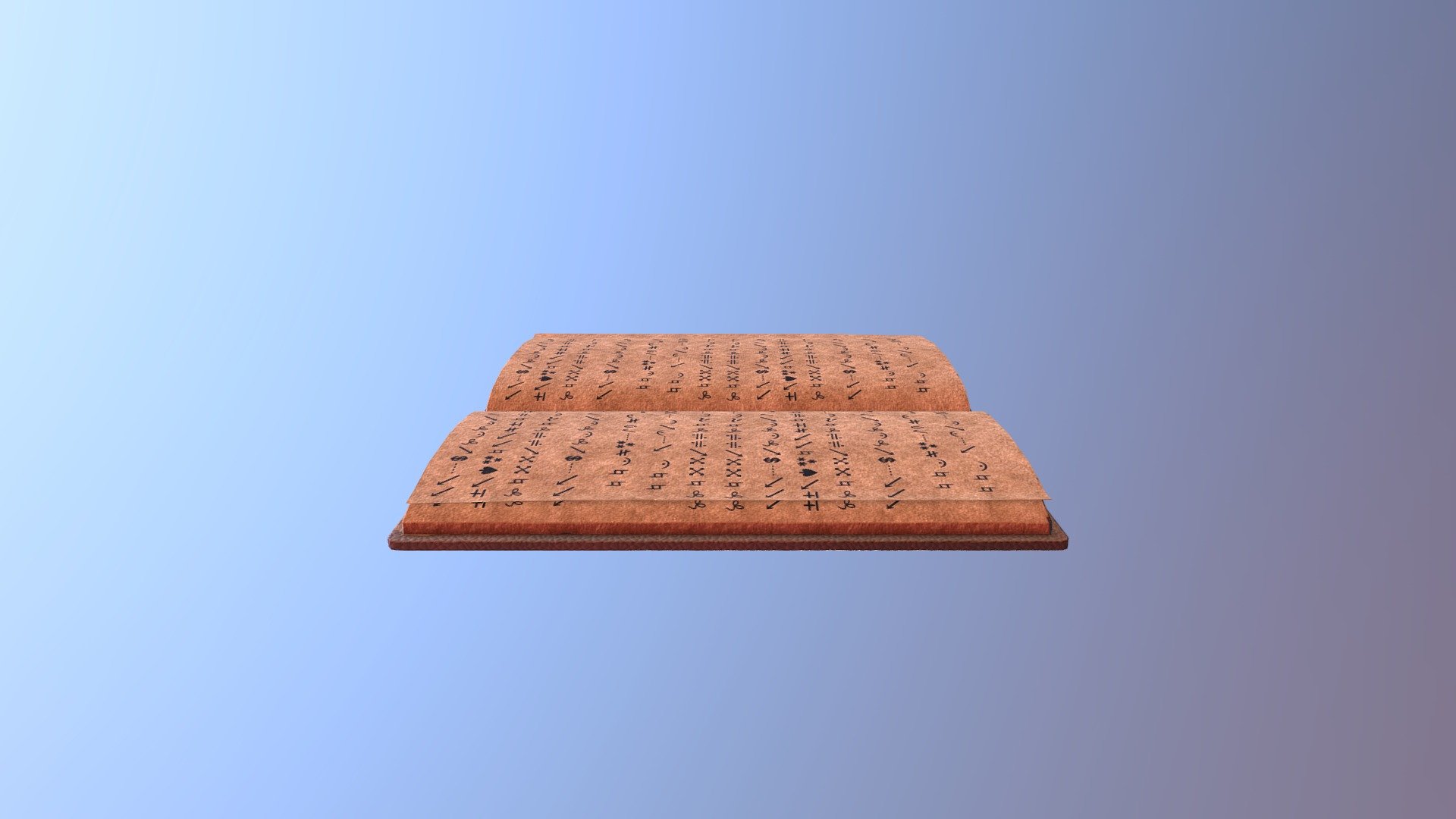 Open Book - 3D model by Jacob (@JacobBaggs) [8b68ed0] - Sketchfab