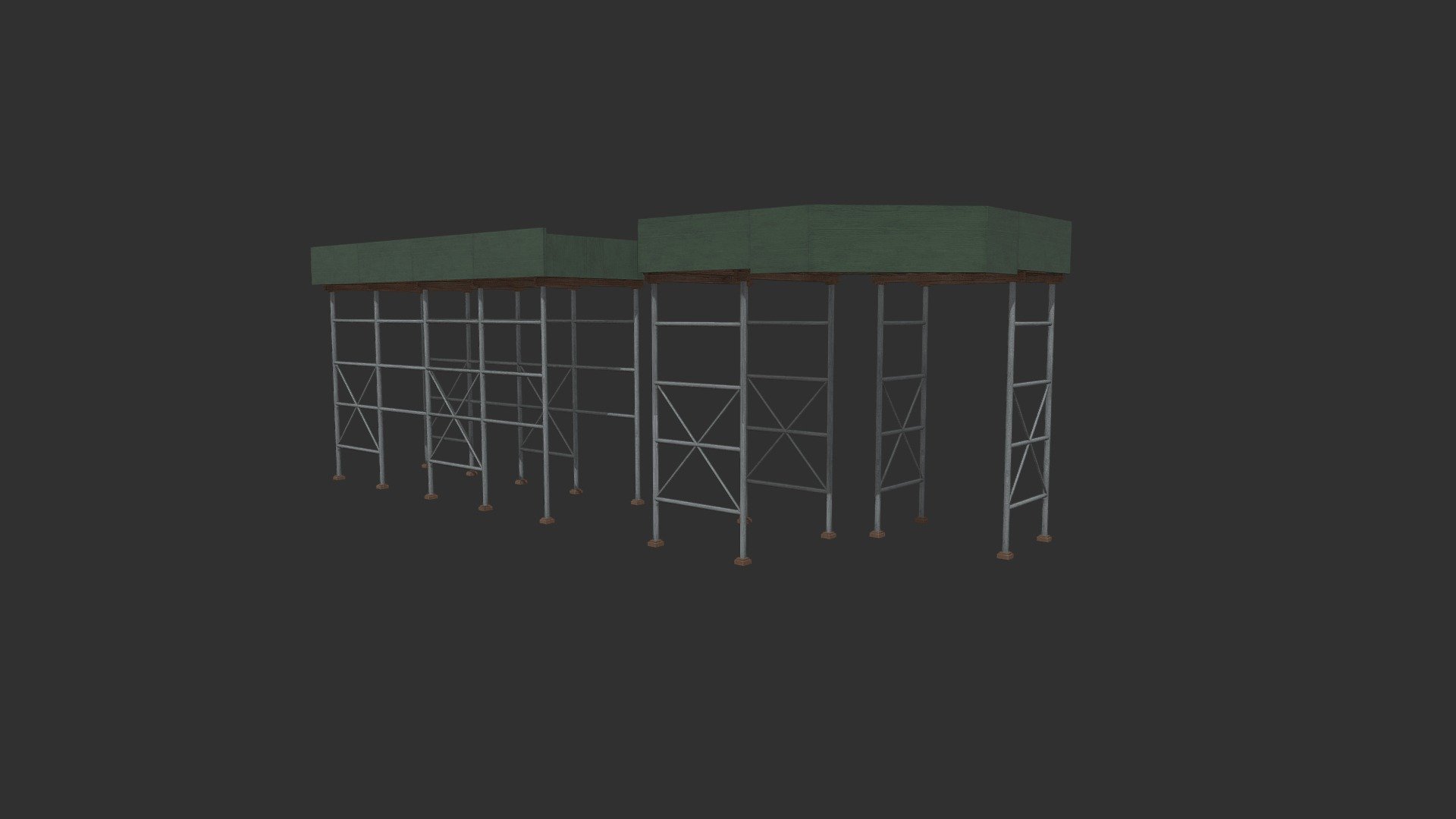 NYC Scaffolding - 3D model by Daniel (@goshaguy1) [8b68f99] - Sketchfab