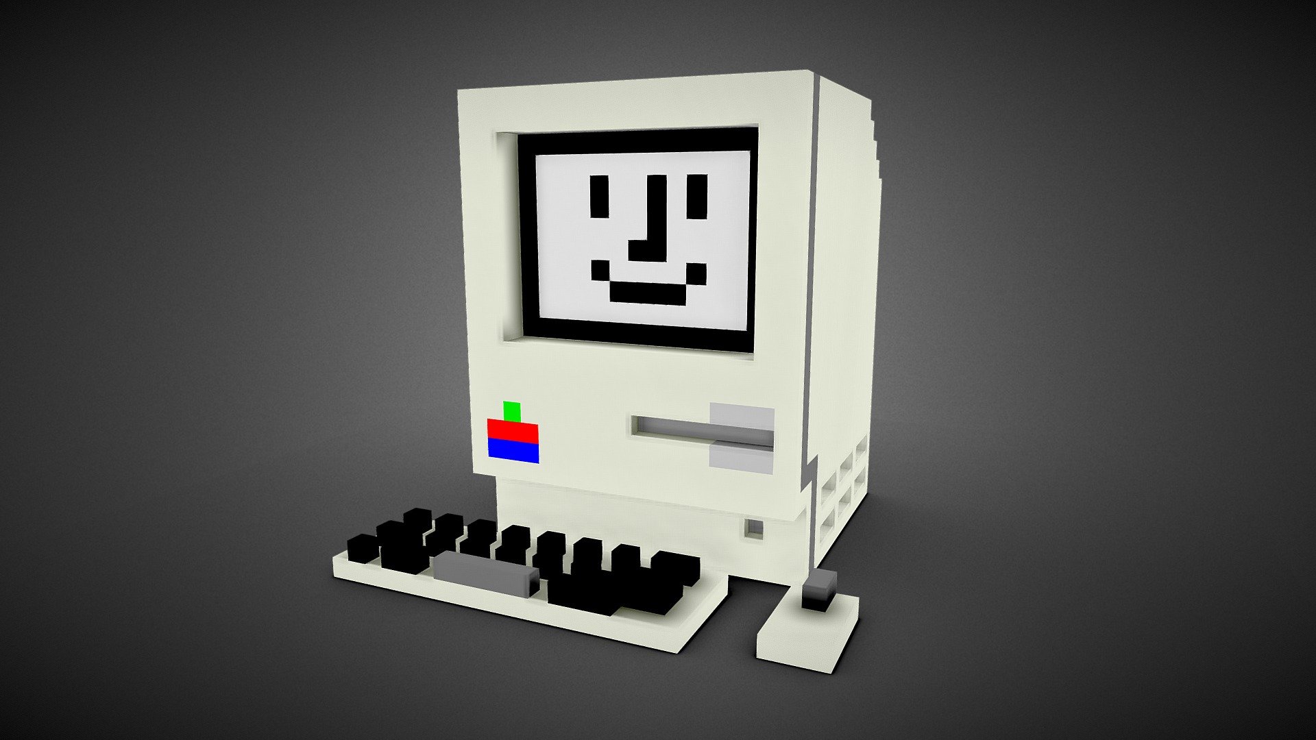 Voxel Macintosh - 3D model by Joystick3D [8b6963b] - Sketchfab