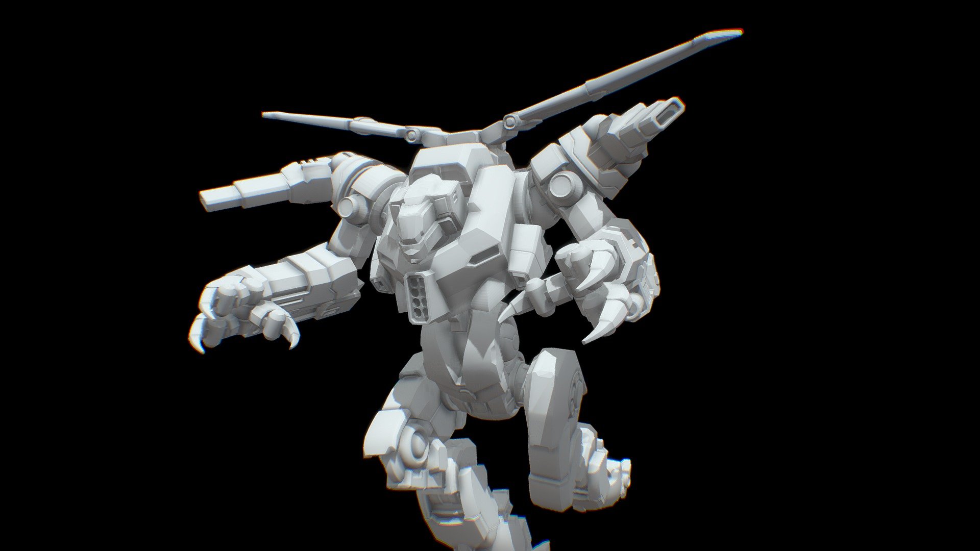 Mech_03 - 3D model by fleeen [8b6ab85] - Sketchfab