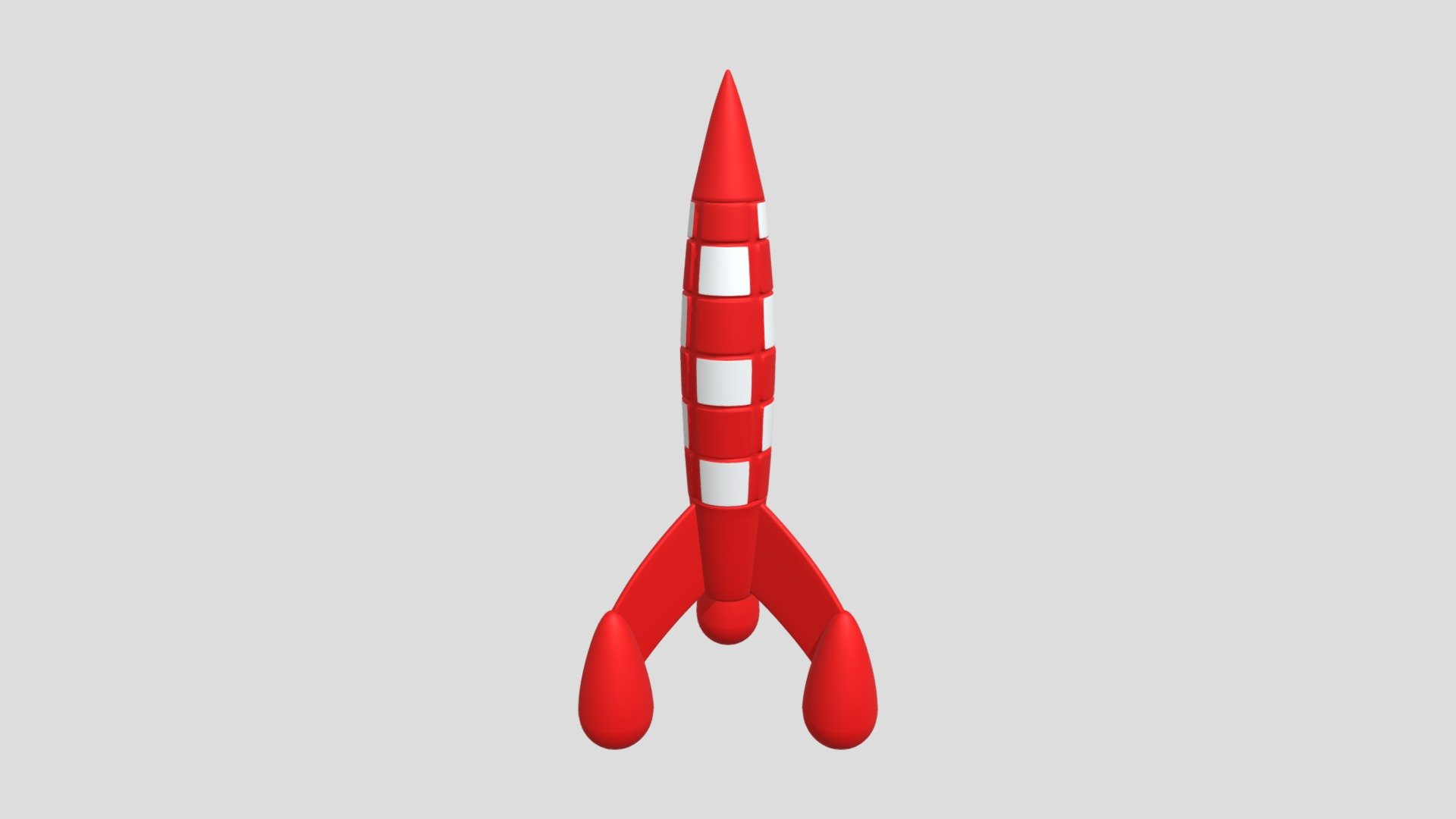 Tintin moon rocket - Download Free 3D model by Denis Spap (@denisspap ...
