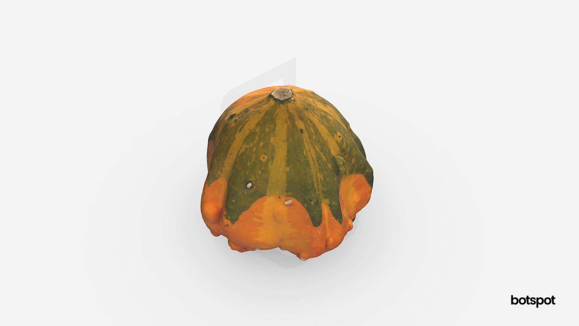 Orange gourd - 3D model by botspot (@botspot3d) [8b6c0b6] - Sketchfab