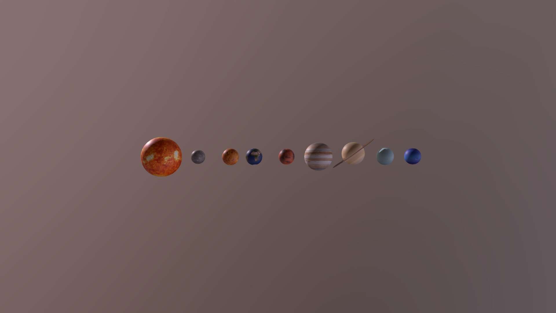 Solar system - 3D model by MikeyTheSketchfabUser (@Mikeyplanetearth ...