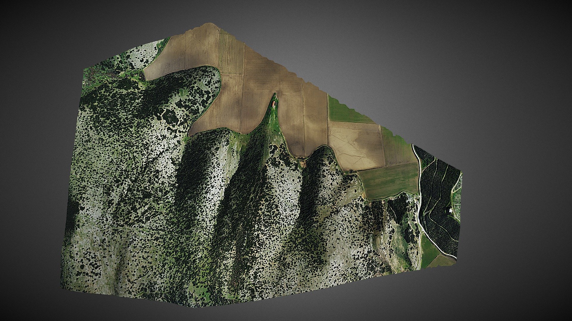 TERRAIN MODEL FOR SOLAR POWER PLANT - Download Free 3D model by ...