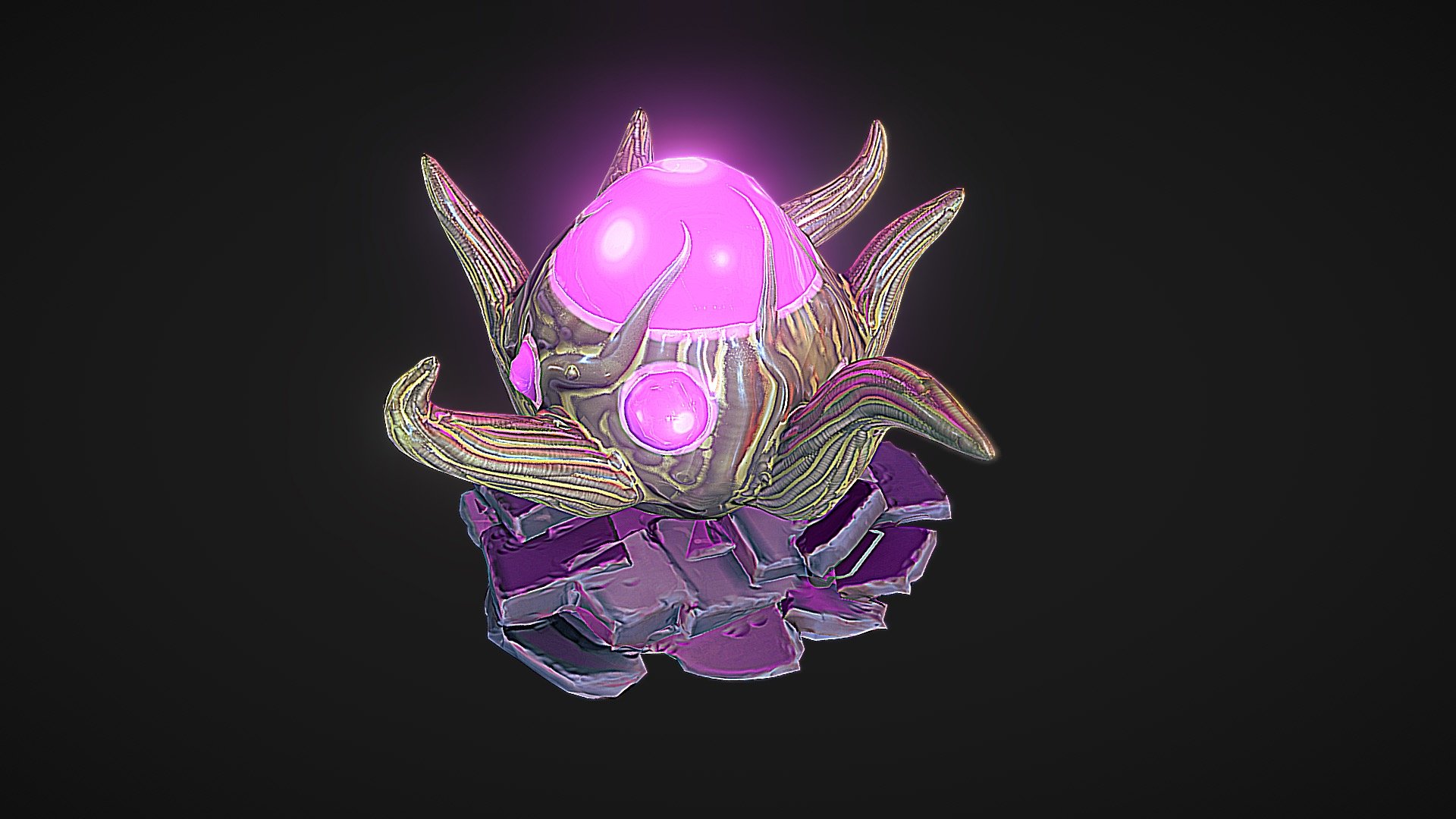 Alien Plant - 3D model by Athan Samaras (@Thanatos47) [8b73e37] - Sketchfab