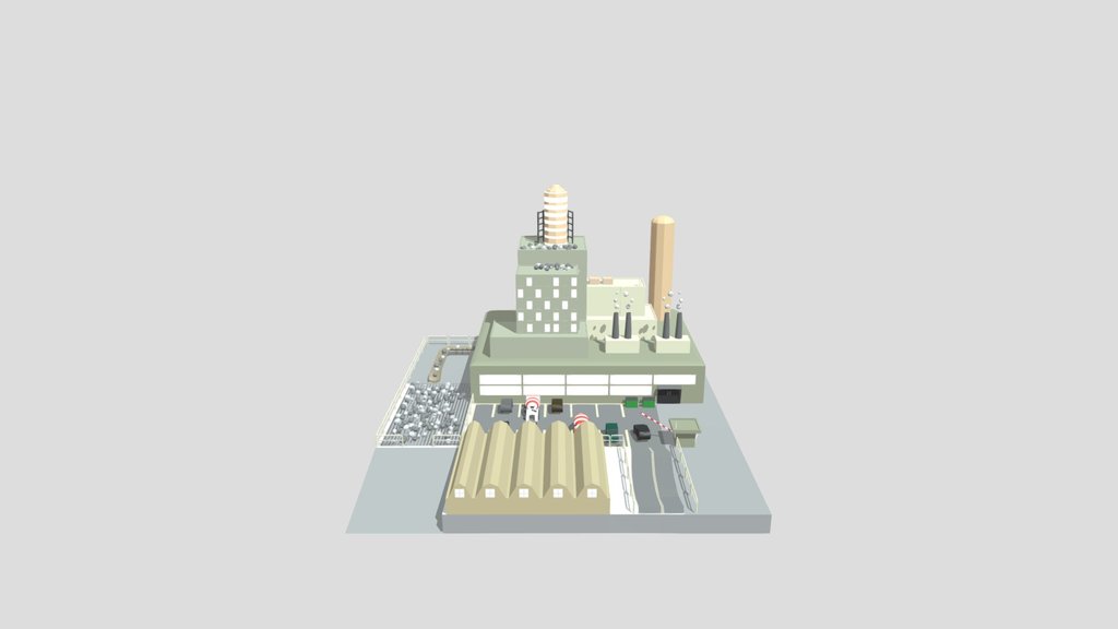 factory - A 3D model collection by imwangze - Sketchfab