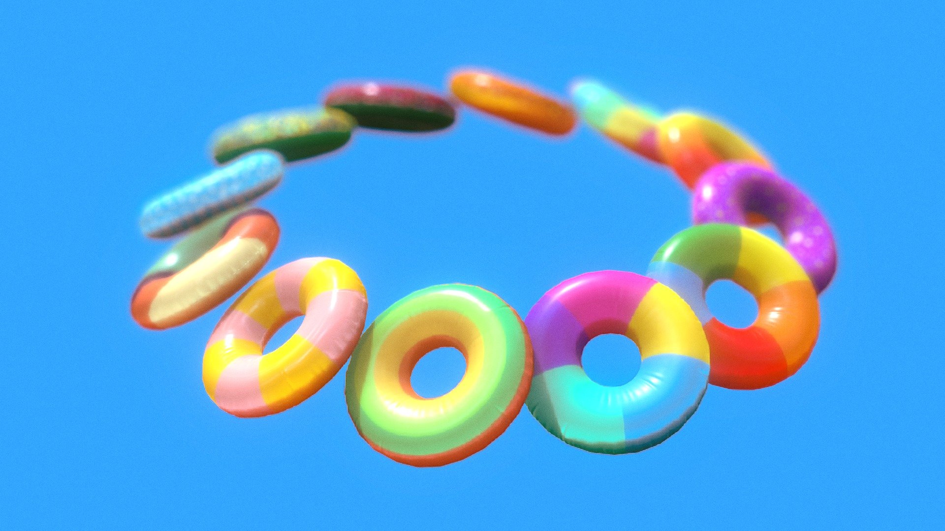 POOL FLOATS - Buy Royalty Free 3D model by Leo Isidro (@leo.isidro3 ...