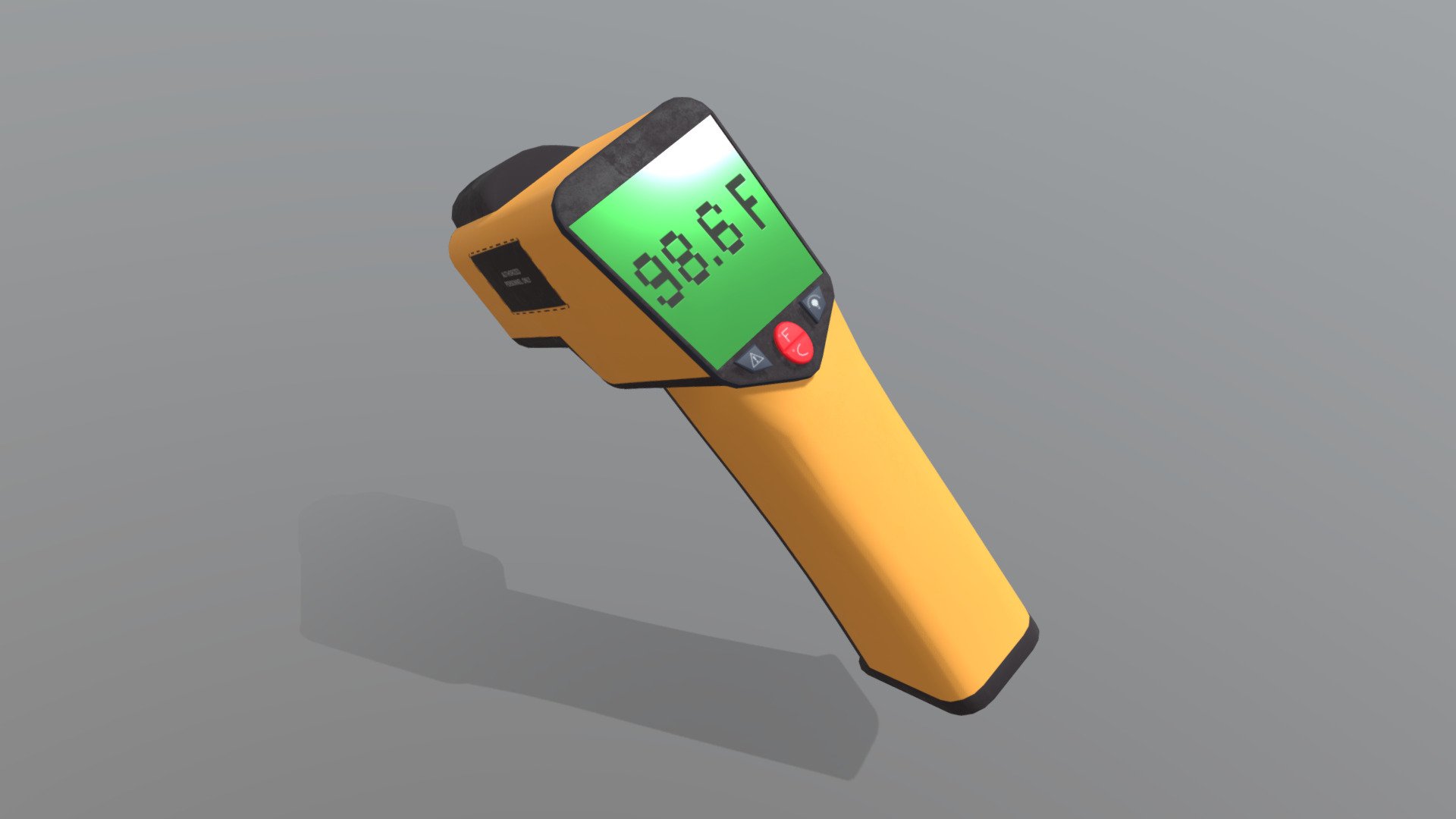 Laser Thermometer - 3D model by Ms Malvolio (@ms_malvolio) [8b7a3da ...