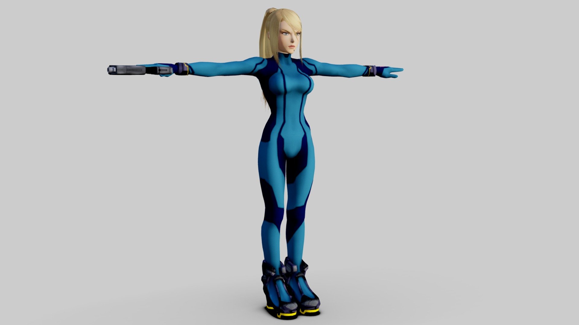 Zero Suit Samus - Download Free 3D model by 雨宮レン (@oscar3dmodel ...
