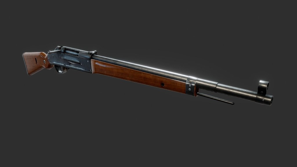 Volksgewehr 2 - 3D model by Julian Gränke (@frozenskullstudio) [8b7c845 ...