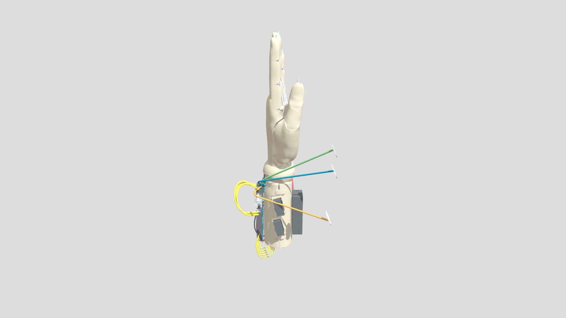 Bionic Hand Project - 3D model by dipaolj670 [8b7cb78] - Sketchfab