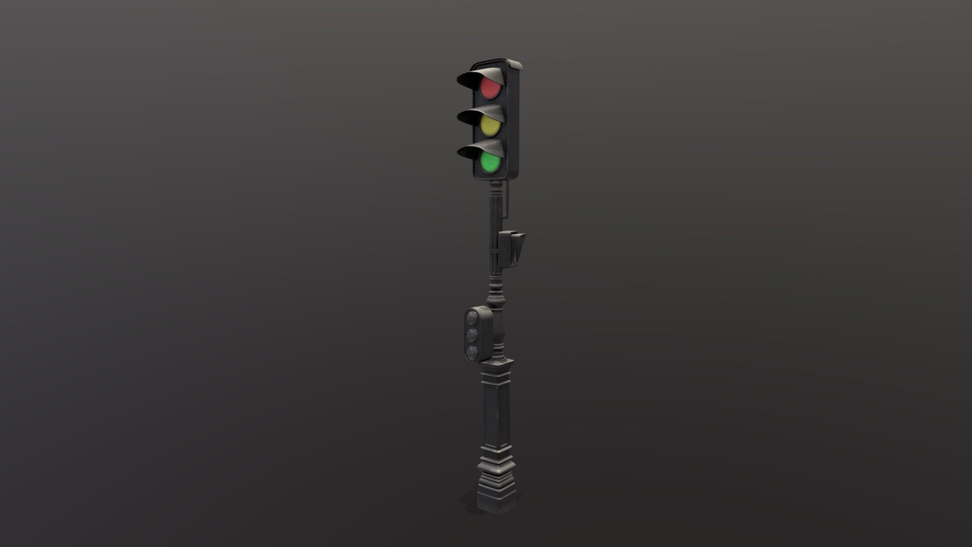 Retro Traffic Light - Download Free 3D model by SUSUSUBE [8b7ccb3 ...