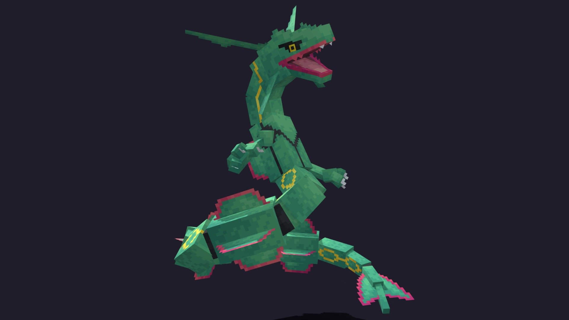 Rayquaza (Cobblemon) - 3D model by heaveninvoid_ [8b7d3ce] - Sketchfab