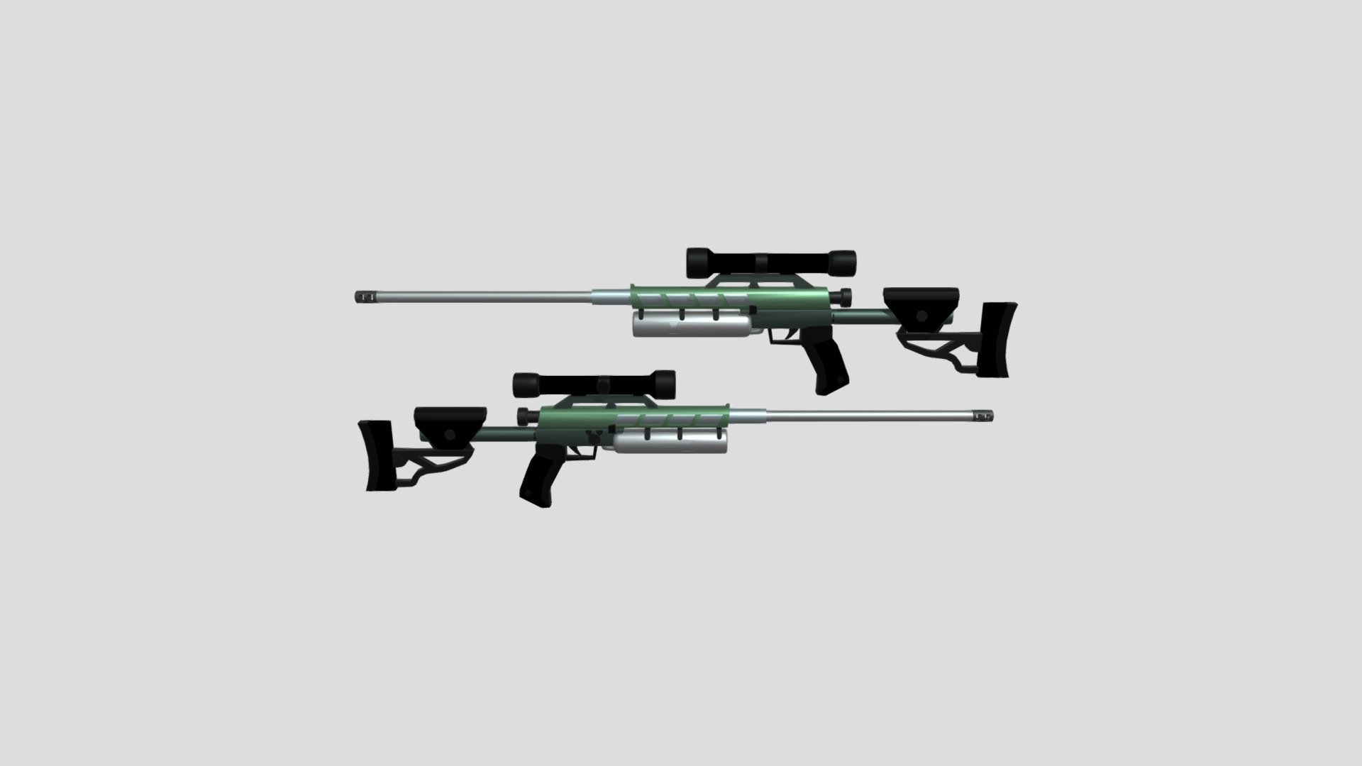 Custom Sniper - 3D model by Hitarashi [8b826c1] - Sketchfab