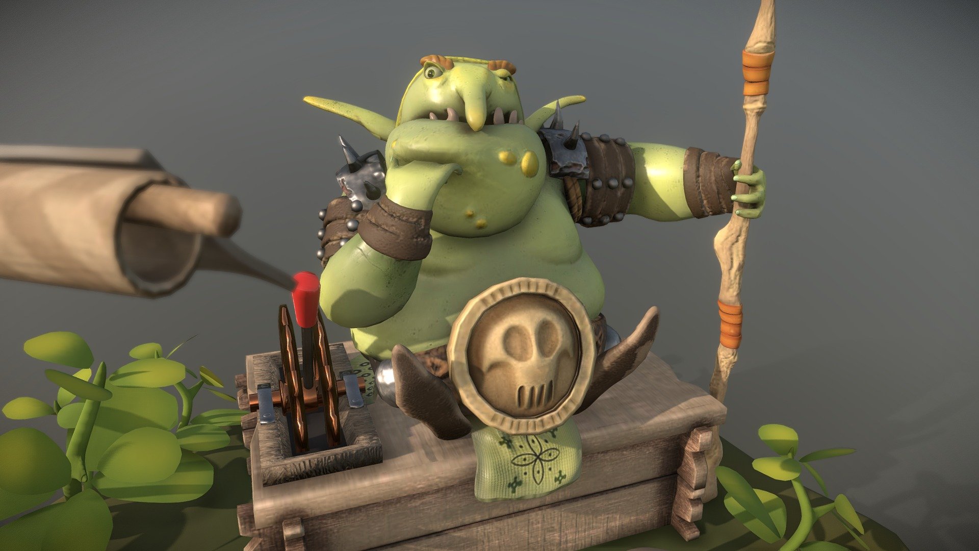 A shitty situation - 3D model by Gilles De Regge (@gillesderegge ...
