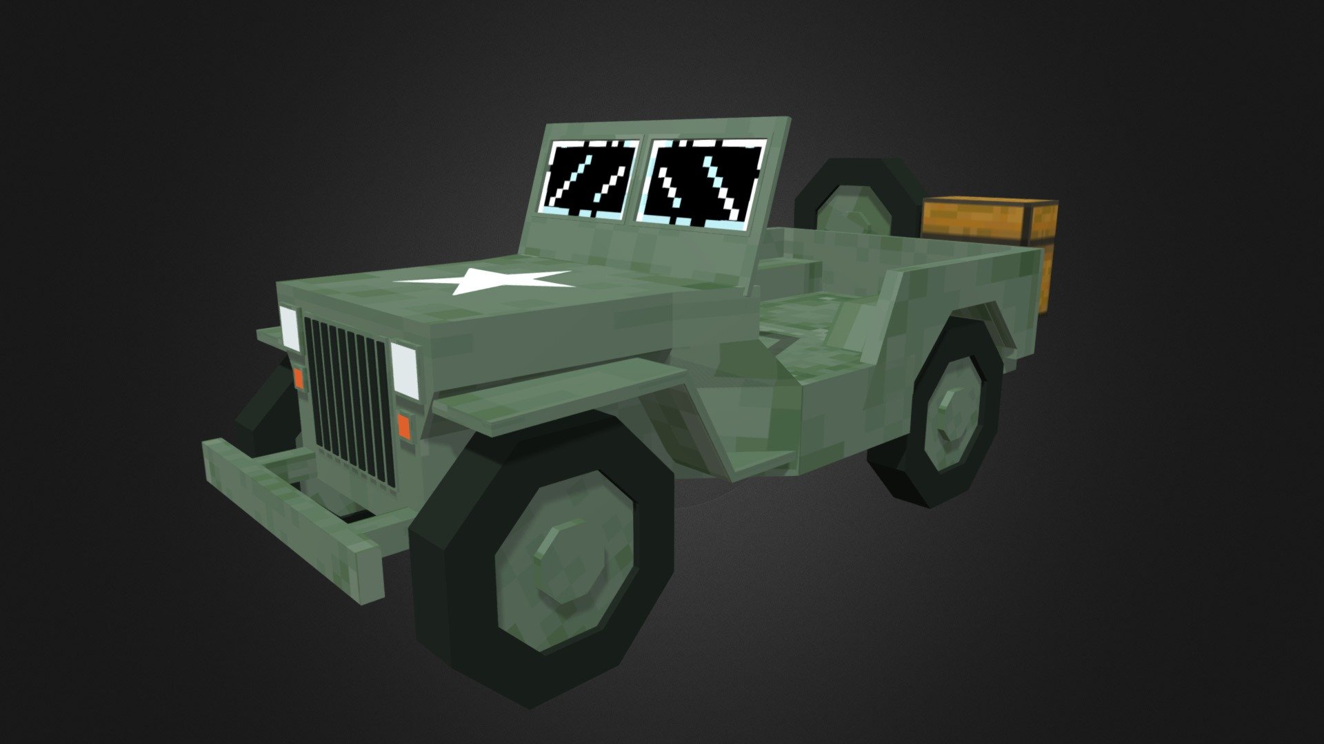 Minecraft Willy Jeep - 3D model by BocajLegMeat [8b86982] - Sketchfab