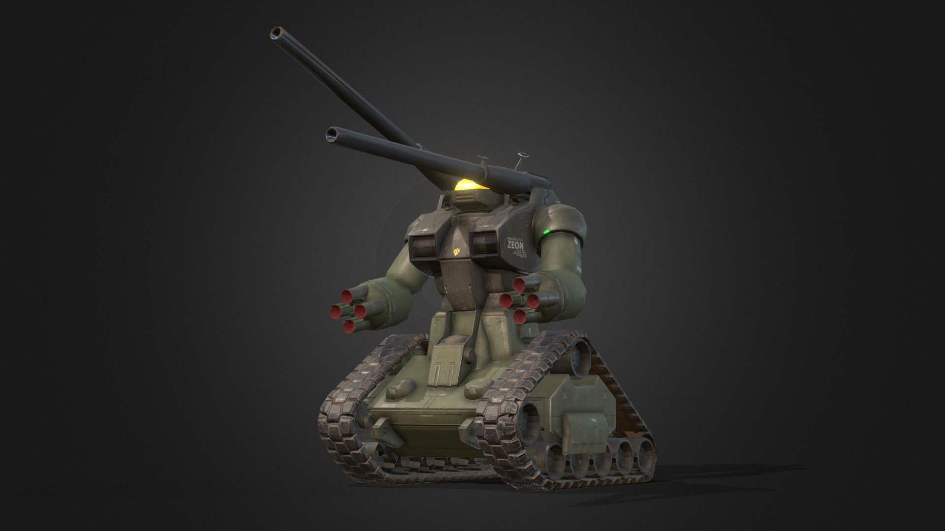 RX-75 Guntank - zeon - 3D model by One Year War Mod (@hoi4oneyearwar ...