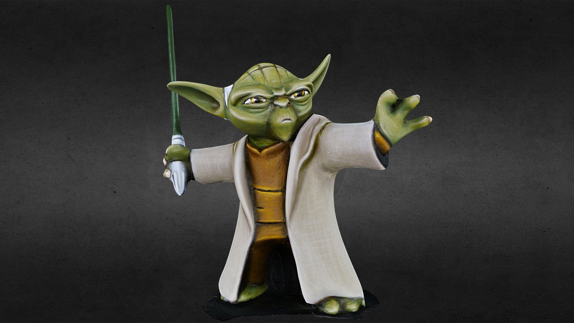 Yoda repaint - 3D model by Scott (@interstellar_simian) [8b87b4c ...