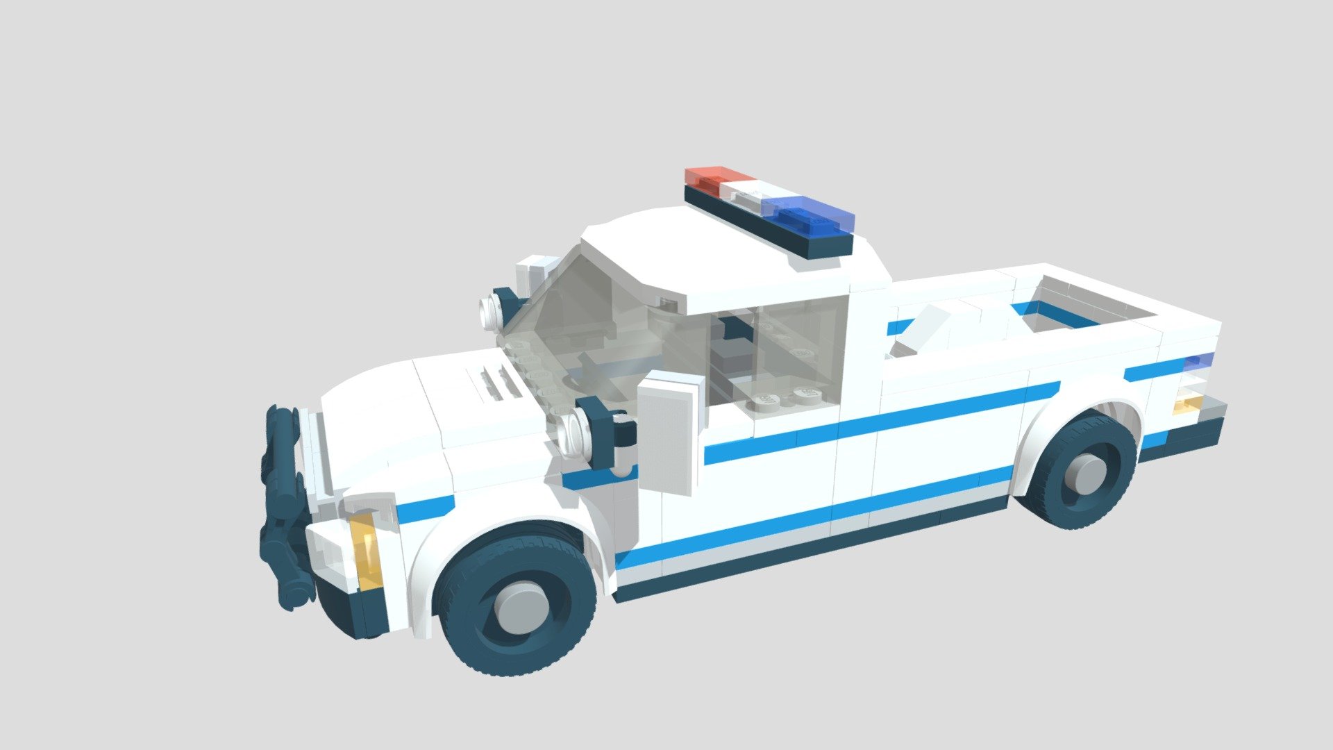 park ranger pickup truck1 - 3D model by samueltaschereau [8b8ae19 ...