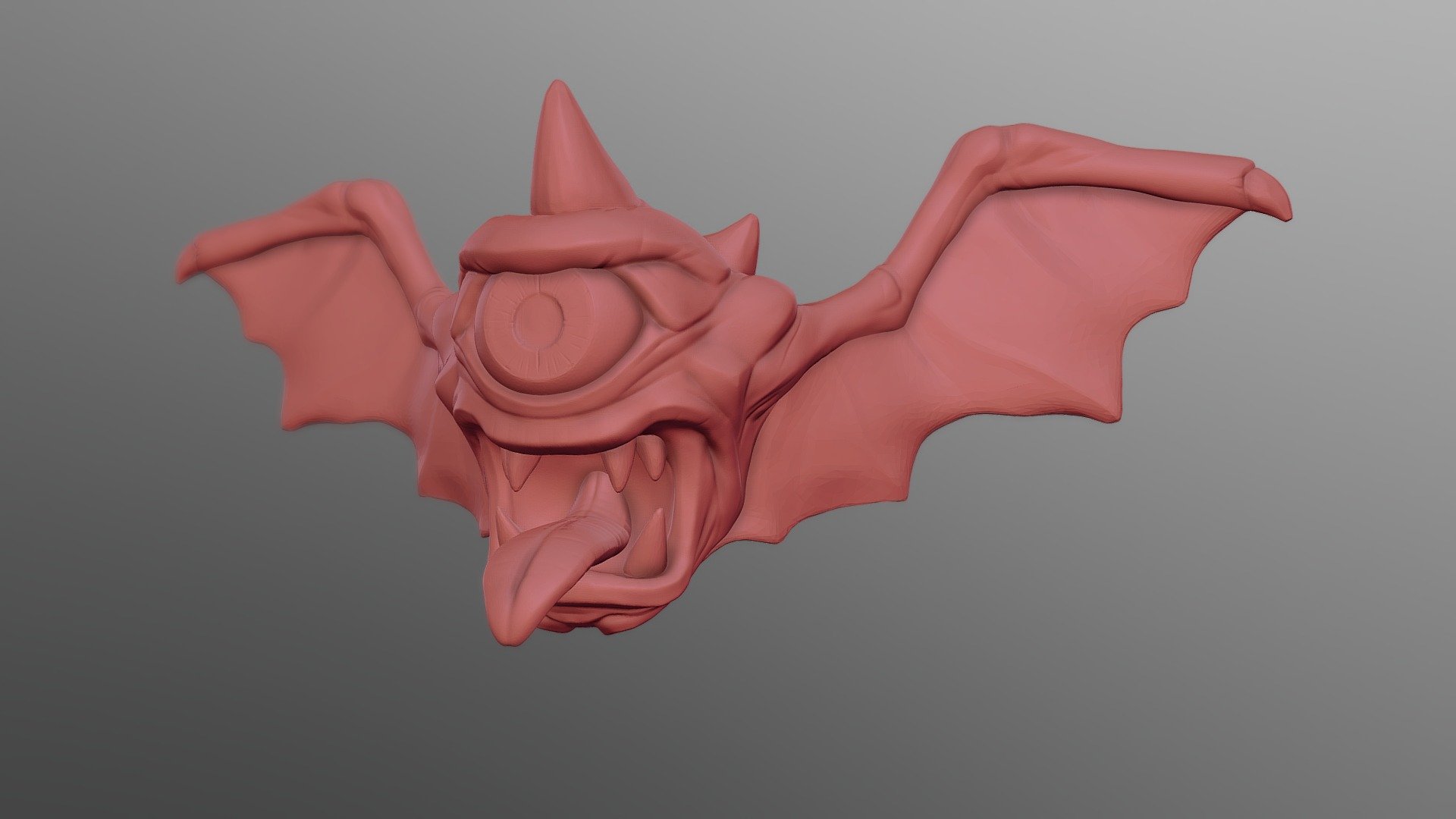 bat Beholder sculpt - 3D model by Victor Estivador (@VictorEstivador ...