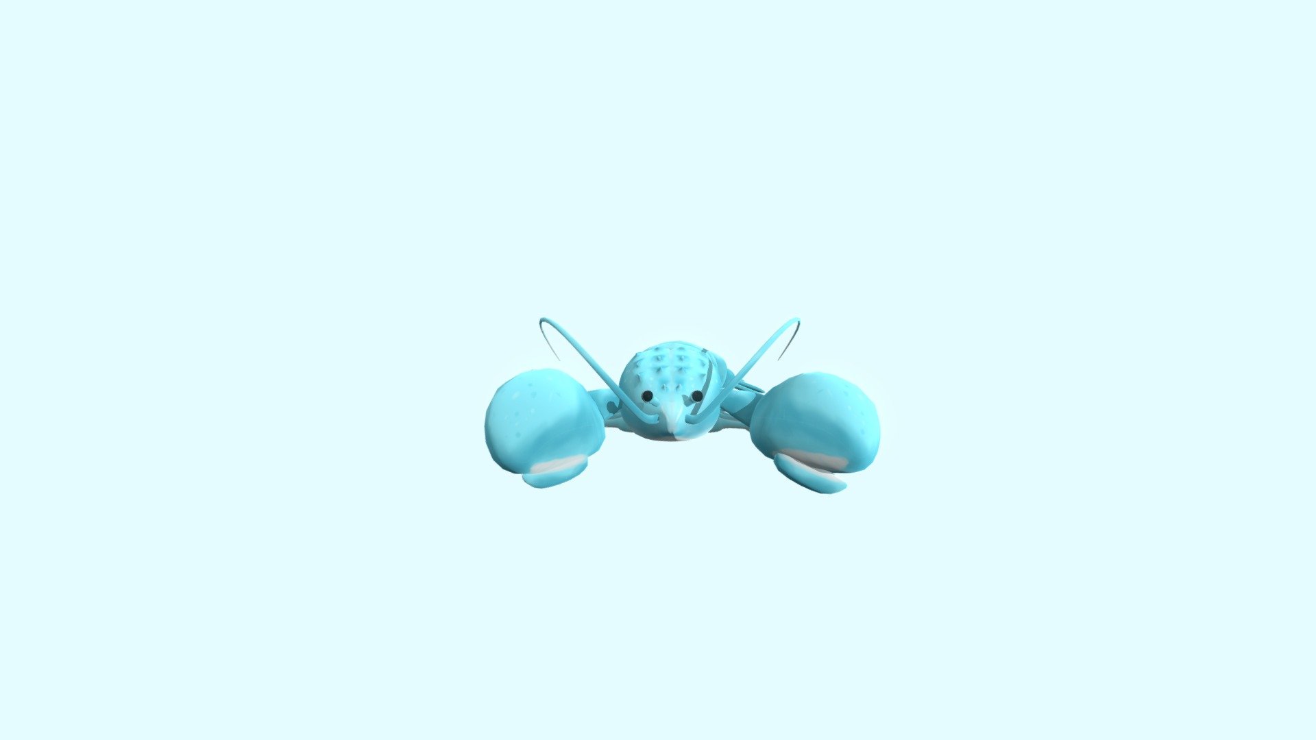 Lobster in blue - Download Free 3D model by BungusIII [8b8c7fb] - Sketchfab
