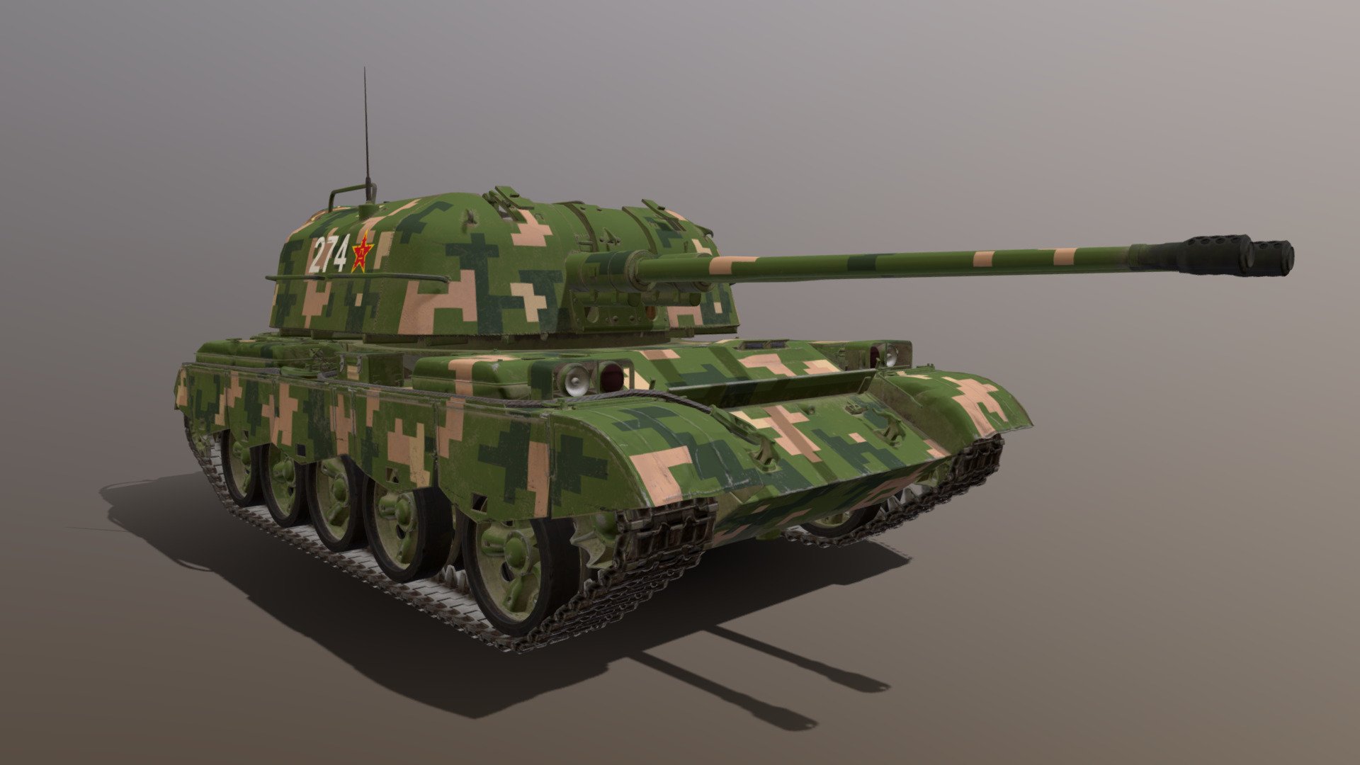 Chinese WZ305 - Download Free 3D model by 42manako [8b8dd77] - Sketchfab