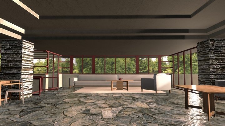 Fallingwater 3D models - Sketchfab