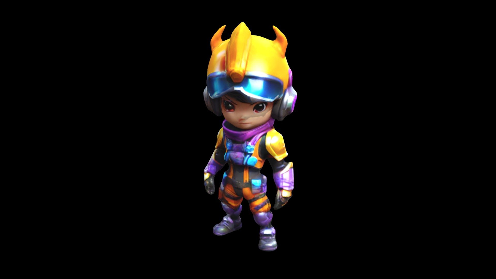 Multicolored armor and capes A vibrant, cartooni - Download Free 3D ...