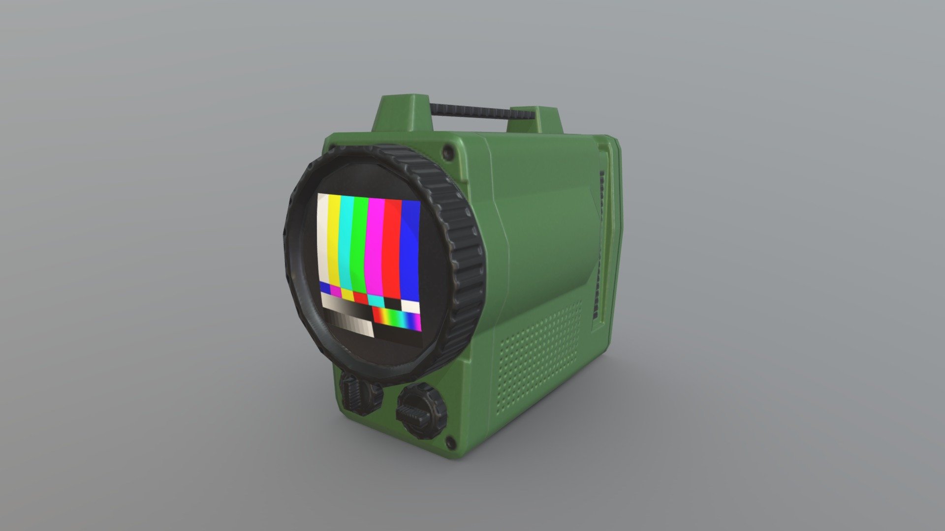 Vintage Portable TV - Buy Royalty Free 3D model by Lande3D (@landetls ...