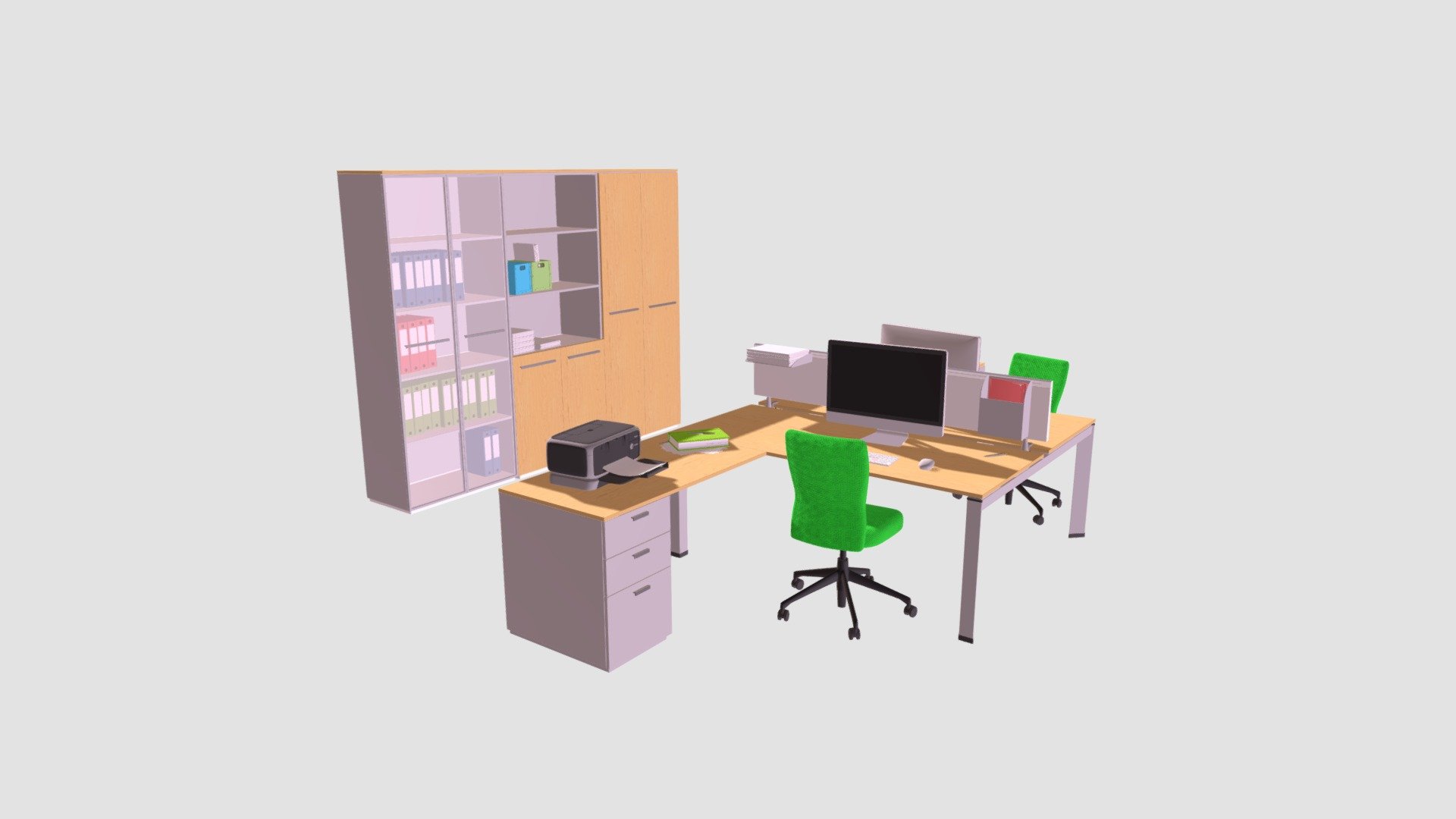 office set - Buy Royalty Free 3D model by Evermotion [8b90df6 ...