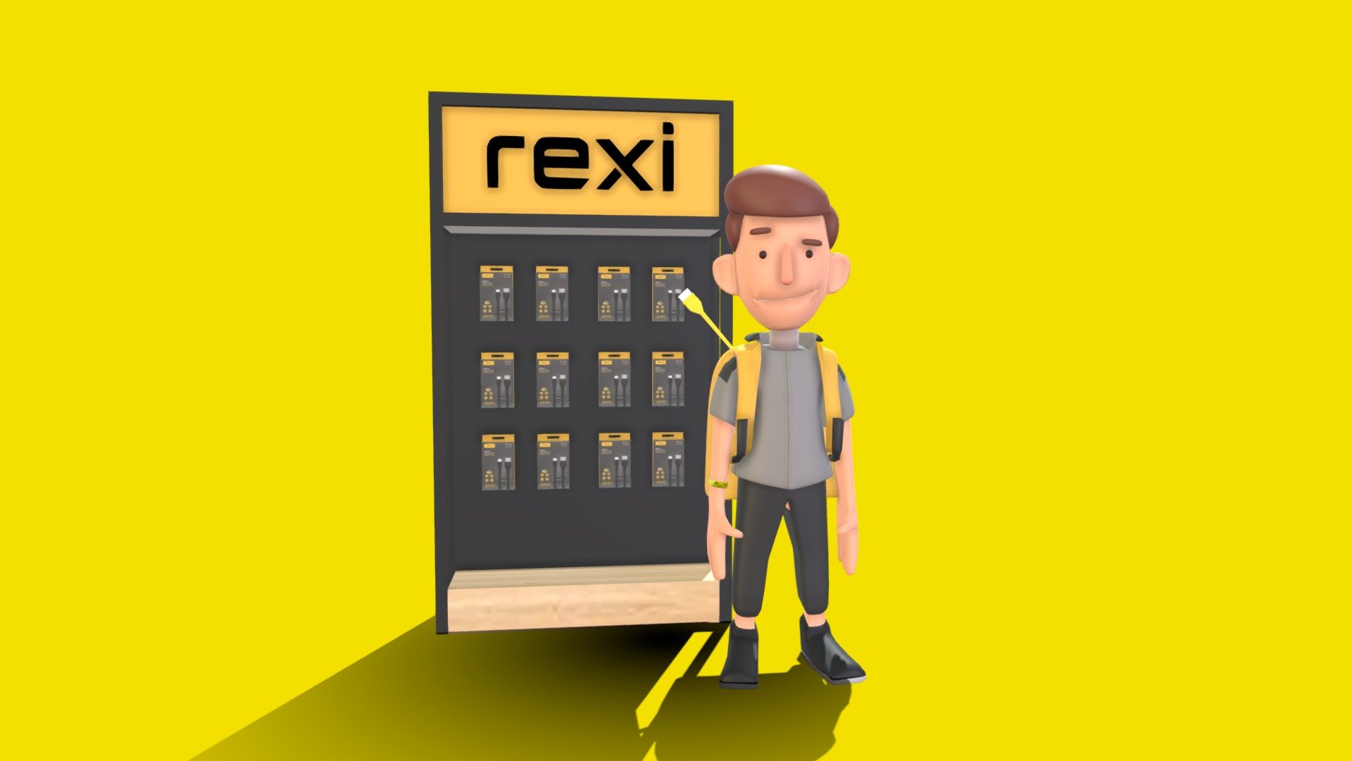 Rexi Character pose UI MODEL - 3D model by numiteg [8b90e3a] - Sketchfab