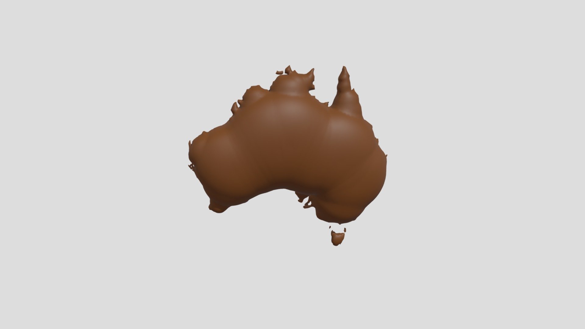 Austraila Continent - Download Free 3D model by akbarrazaniali [8b93d83 ...