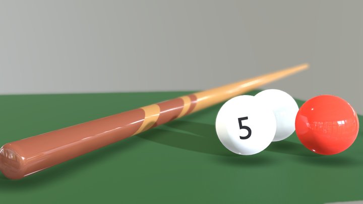 Cue 3D models - Sketchfab