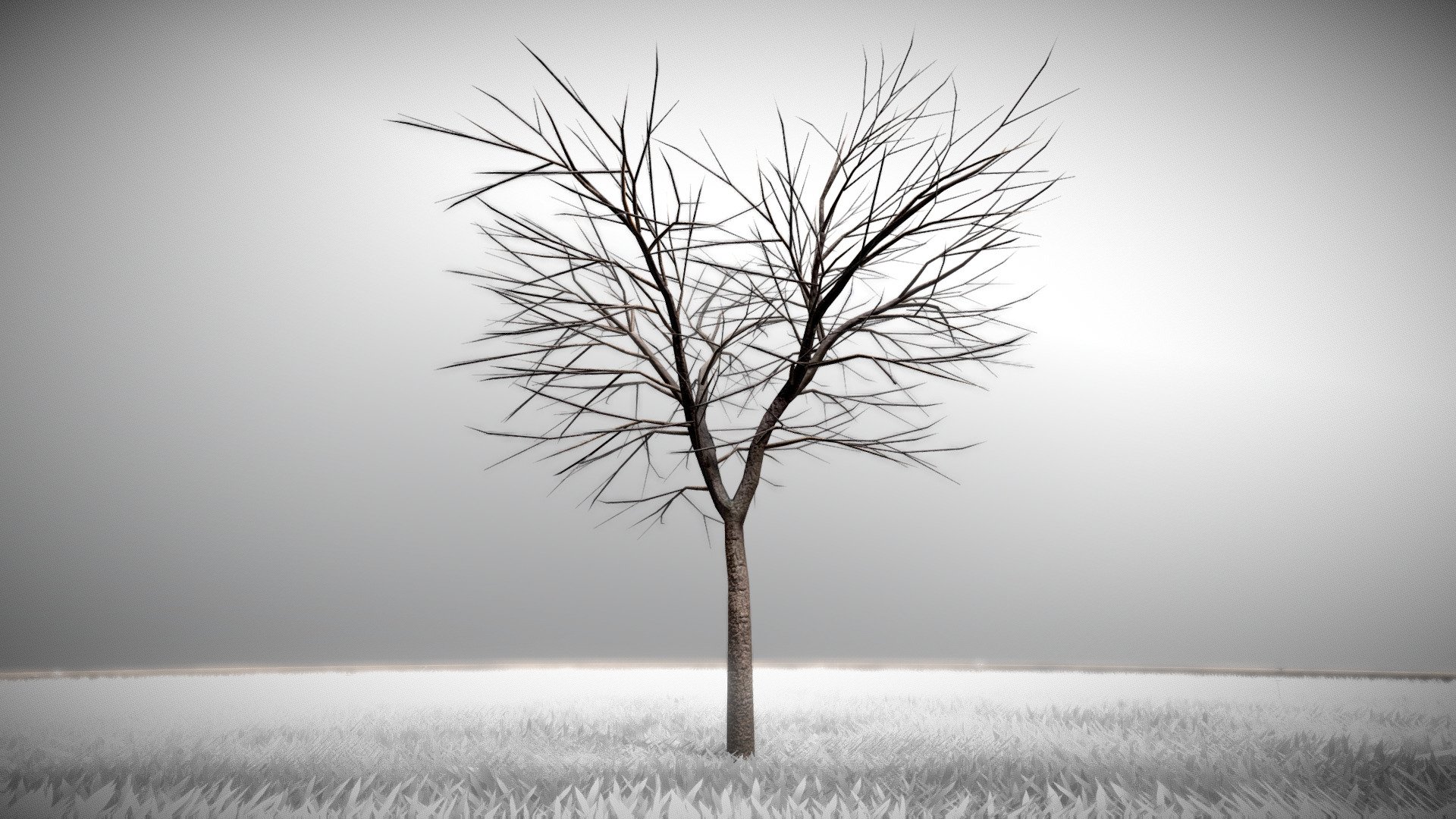 Kastanie 4 Meter - Winter - Buy Royalty Free 3D model by VIS-All-3D ...