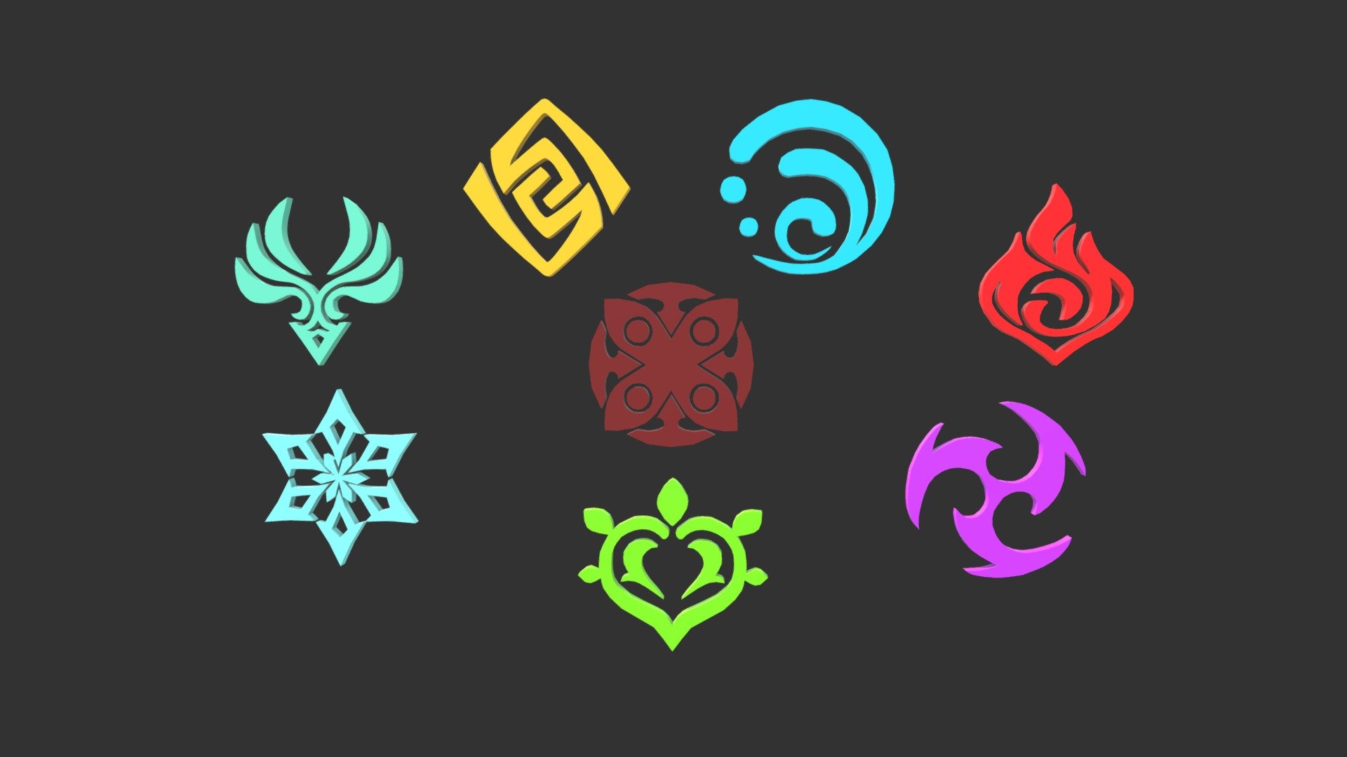 Element Logo Genshin Impact Steam Workshop::Genshin Impact Elements