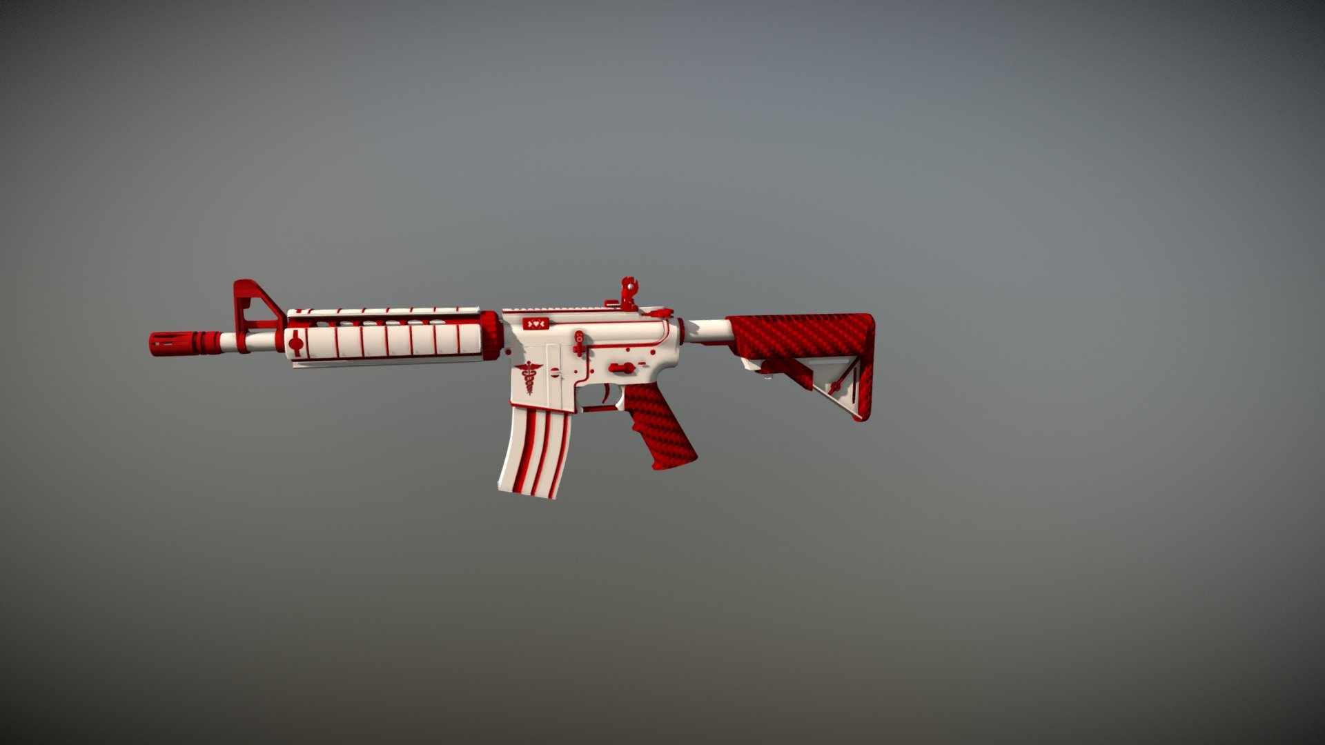 Healer - M4A4 - 3D model by Talka [8b9796a] - Sketchfab