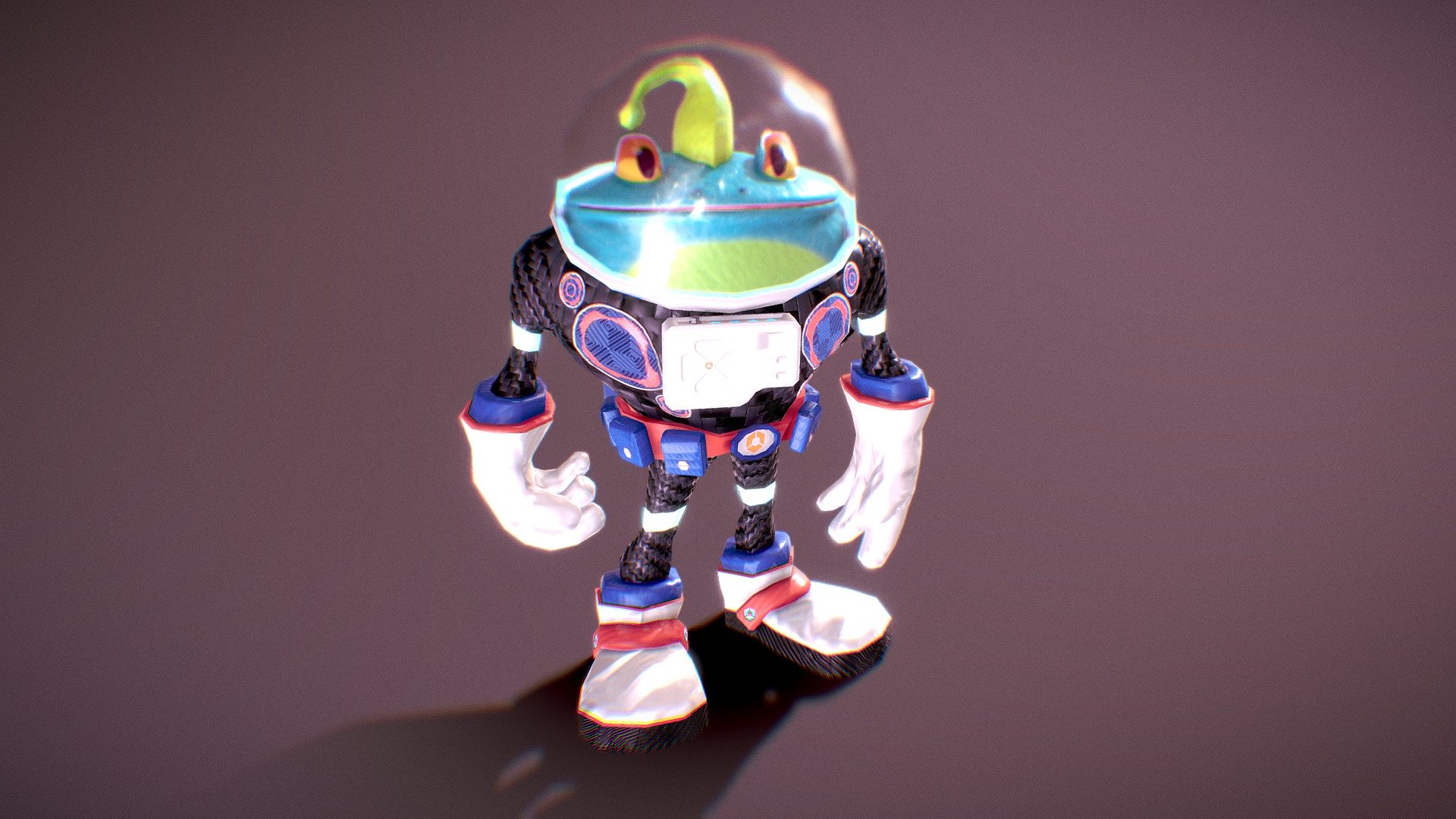 Space Frog - 3D model by Gianluca Tessicini (@glucat) [8b98f87] - Sketchfab