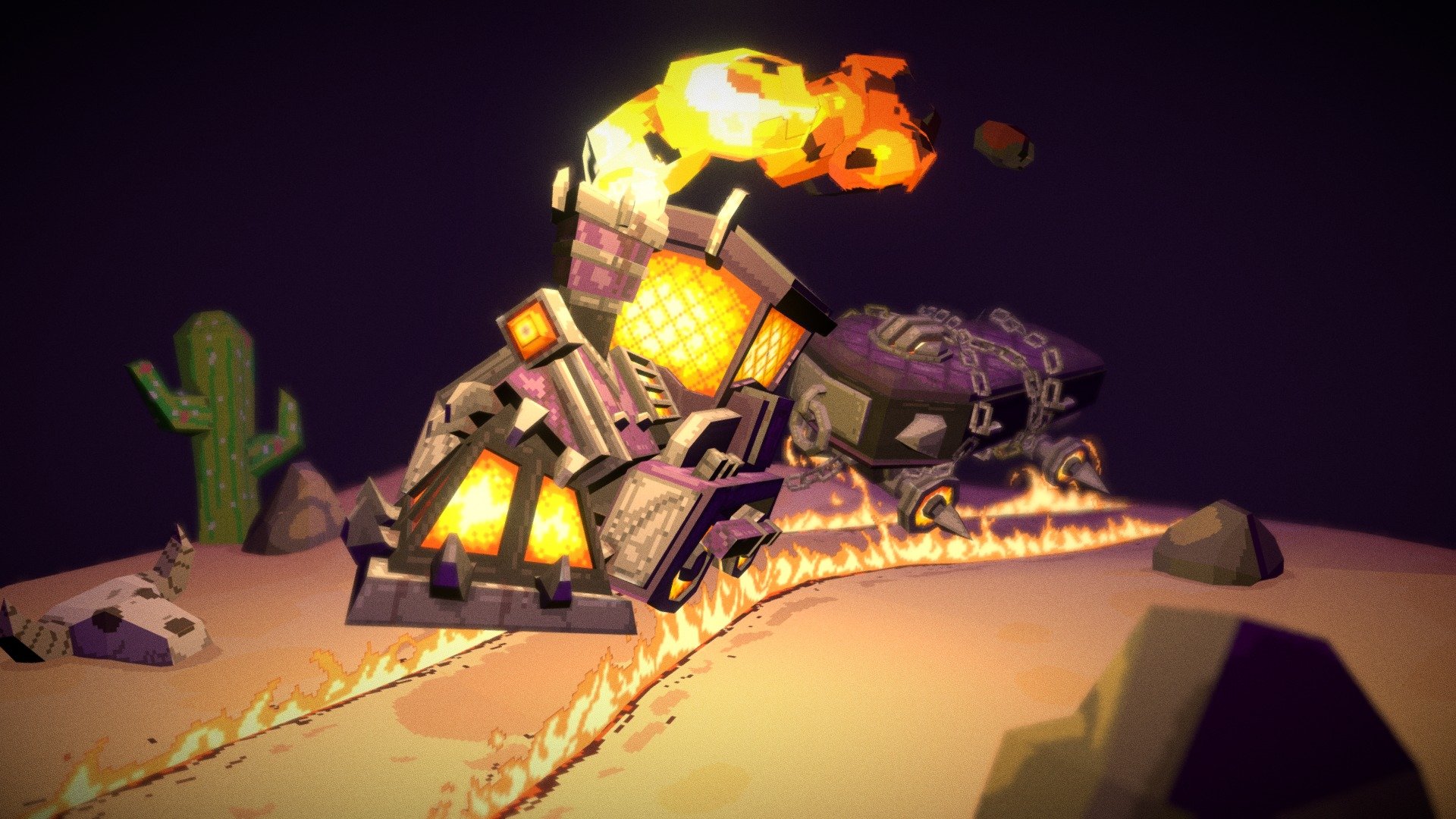 Crazy Train - 3D model by Tom Favier (@Tom_Favier) [8b99153] - Sketchfab