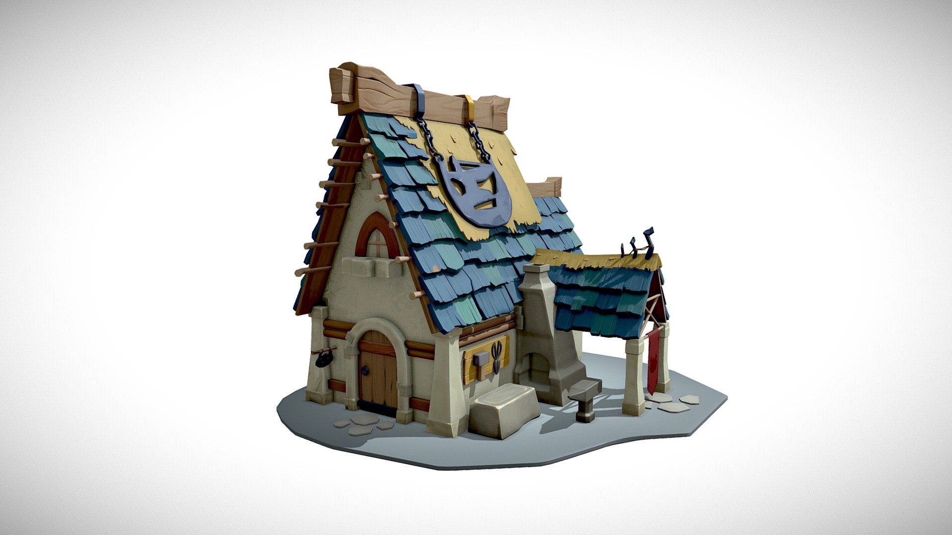 3D Shack - 3D model by Low Rei Yee (@torii__.431) [8b999ed] - Sketchfab
