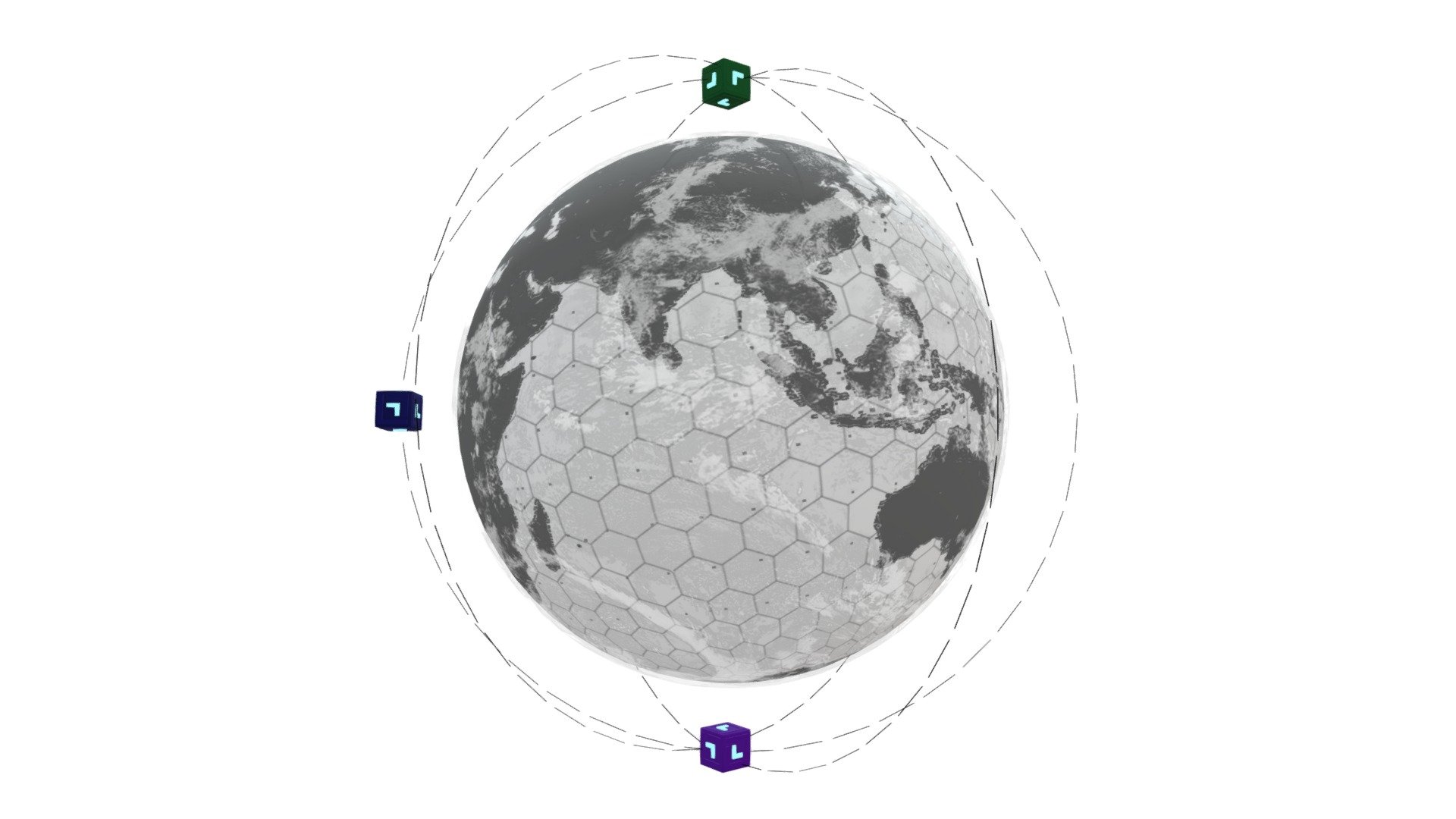Hologram Earth version 3 wireframe - Download Free 3D model by jstabe ...