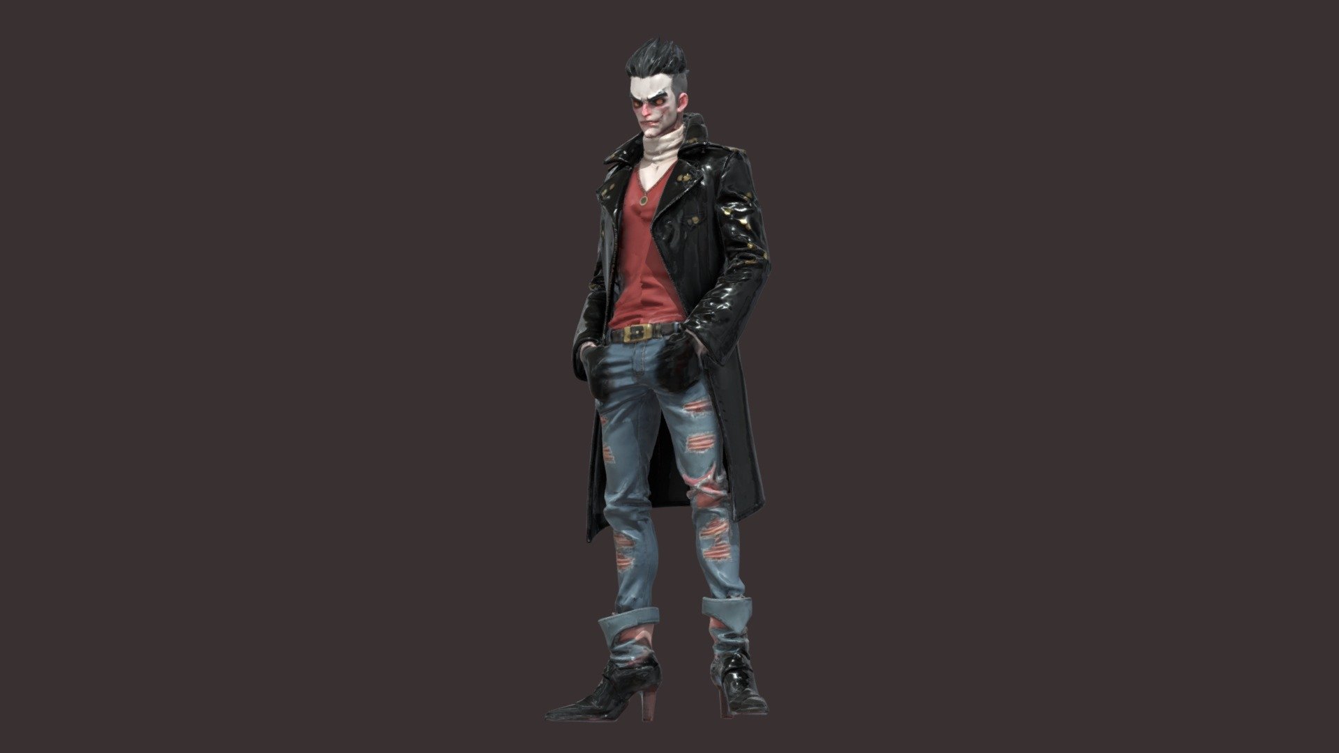 Evil Male Character 3d free - 3D model by Worst-Gamedev (@gamedevworst ...