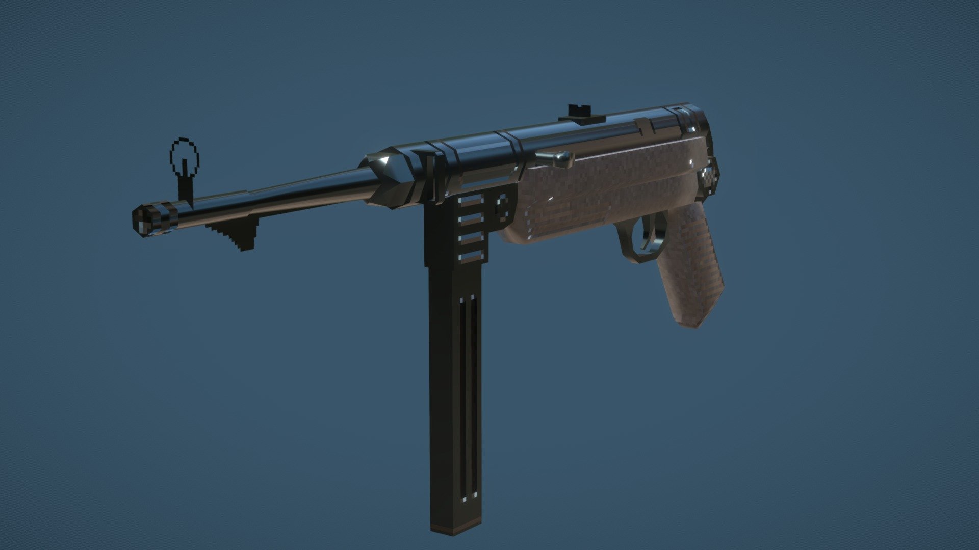 MP38 pixel - 3D model by Guso [8b9b1e6] - Sketchfab