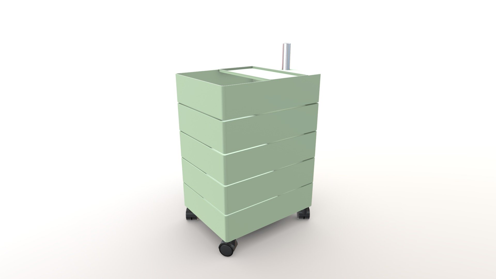 Mona Container 360 Movable Gap Storage - Buy Royalty Free 3D model by ...