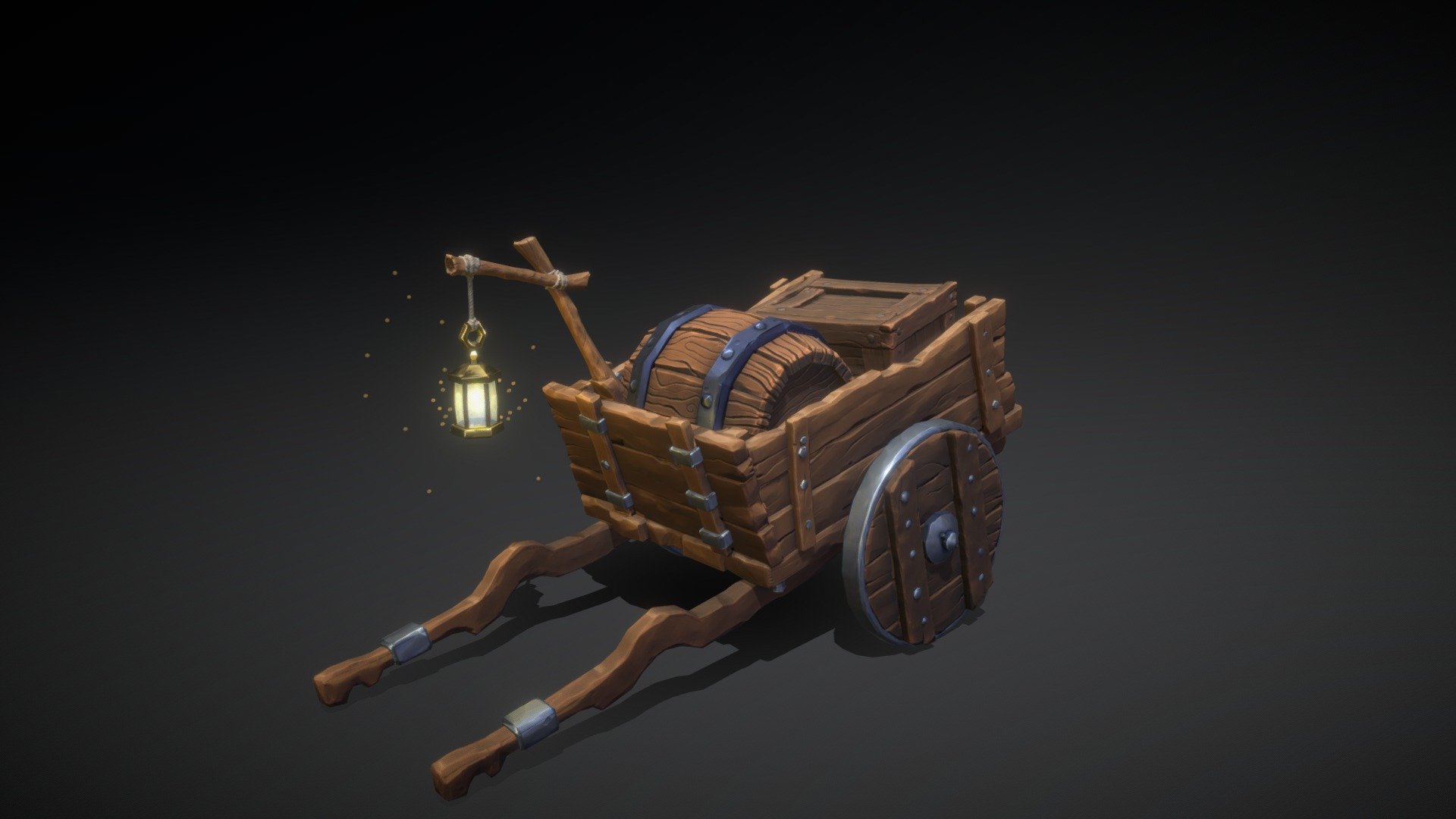 Stylized Cart - 3D model by Rob Graaf (@RobGraaf) [8b9b6c8] - Sketchfab