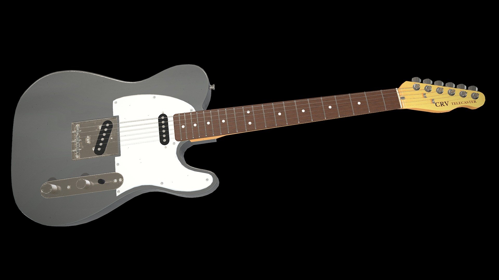 CRV Telecaster - Gray & Rosewood - 3D model by CRV Conglomerate ...
