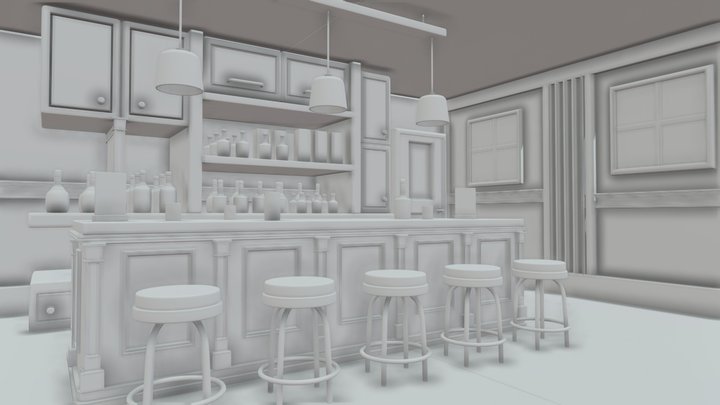 Bar 3D models - Sketchfab