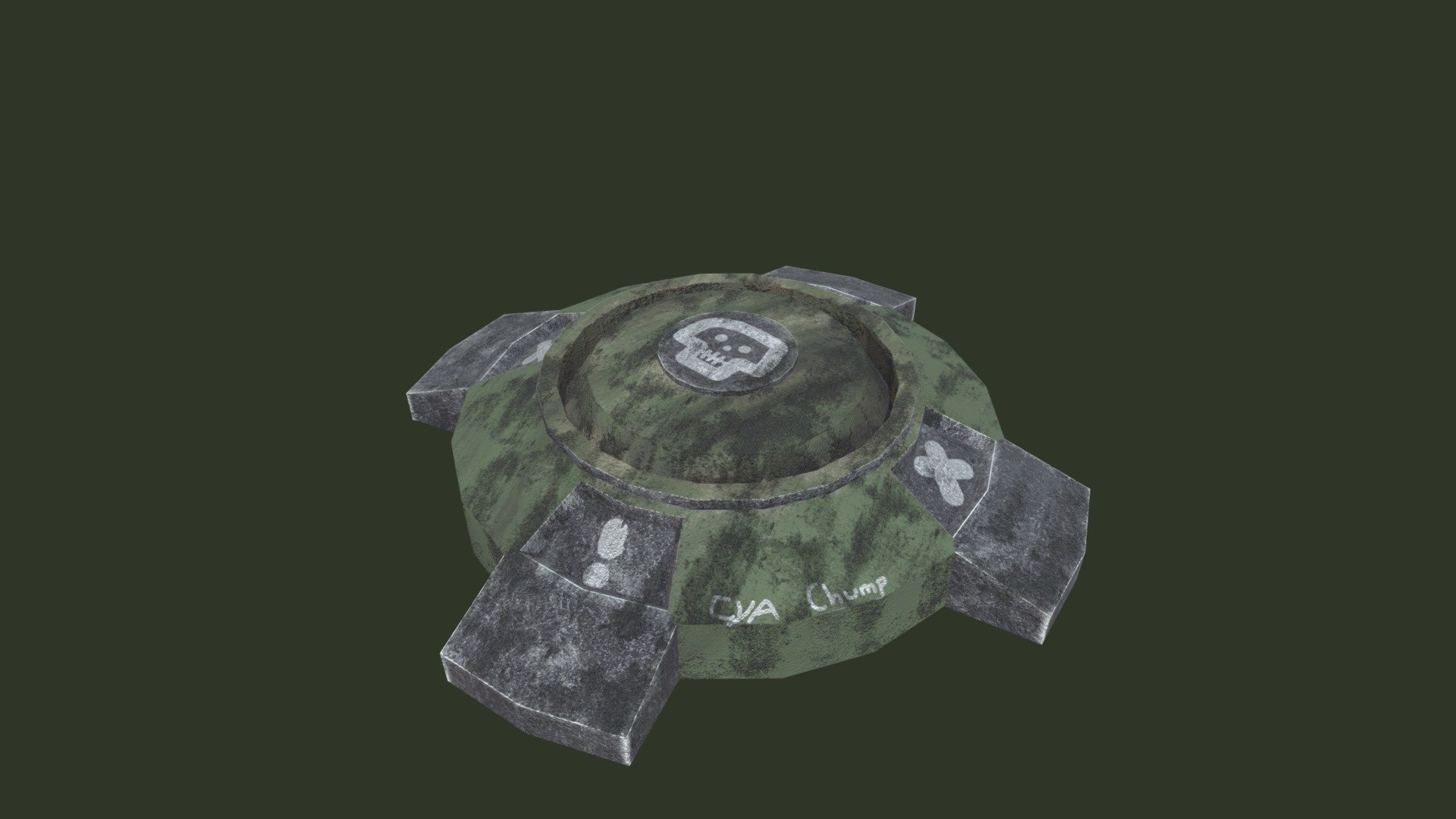 LandmineTexturingTest - 3D model by ORSeymour [8ba0e9d] - Sketchfab